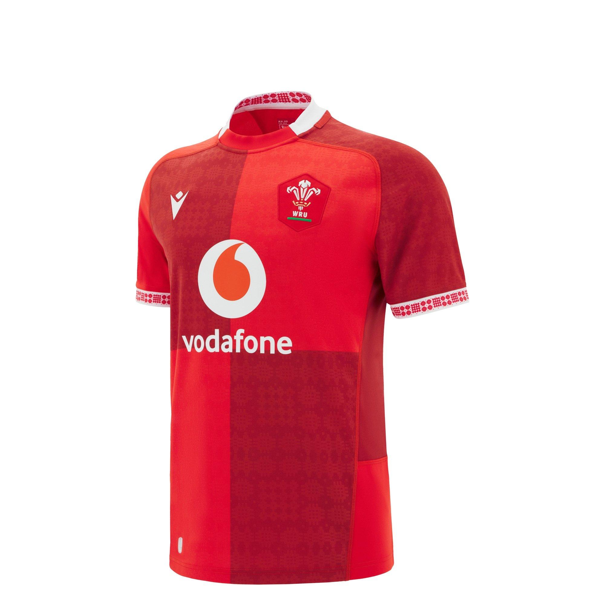 Macron | Wales Rugby Home Shirt 2025 Juniors | Replica Shirts | Sports ...