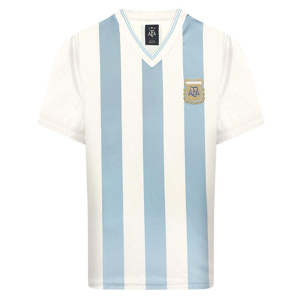 Score Draw Argentina 1990 World Cup Finals No 10 Home Retro Shirt ...