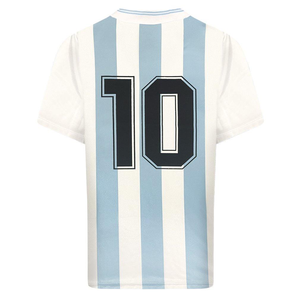 Score Draw Argentina 1990 World Cup Finals No 10 Home Retro Shirt ...