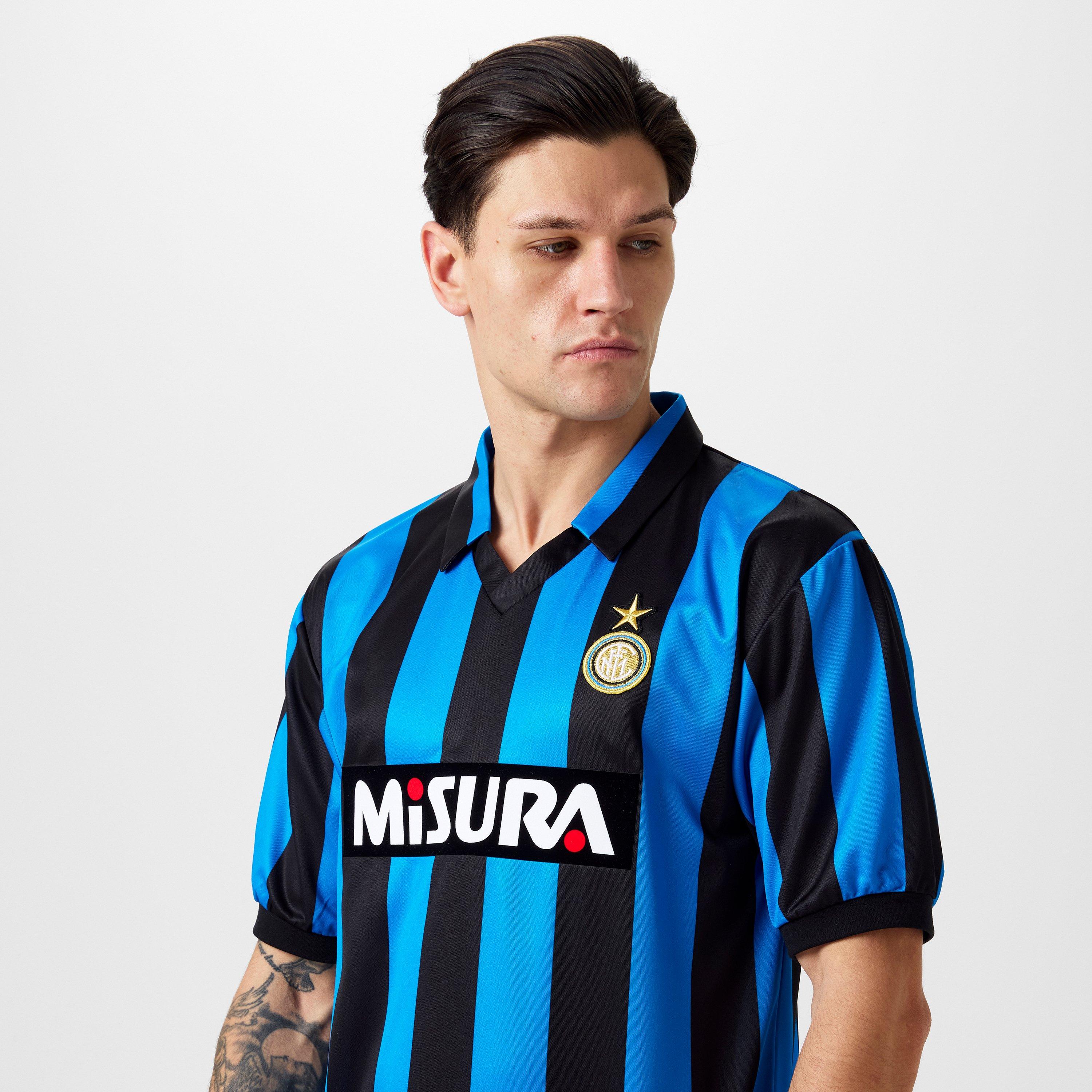 Score Draw | ScoreDraw Inter Milan Retro Home Shirt 90 Adults ...