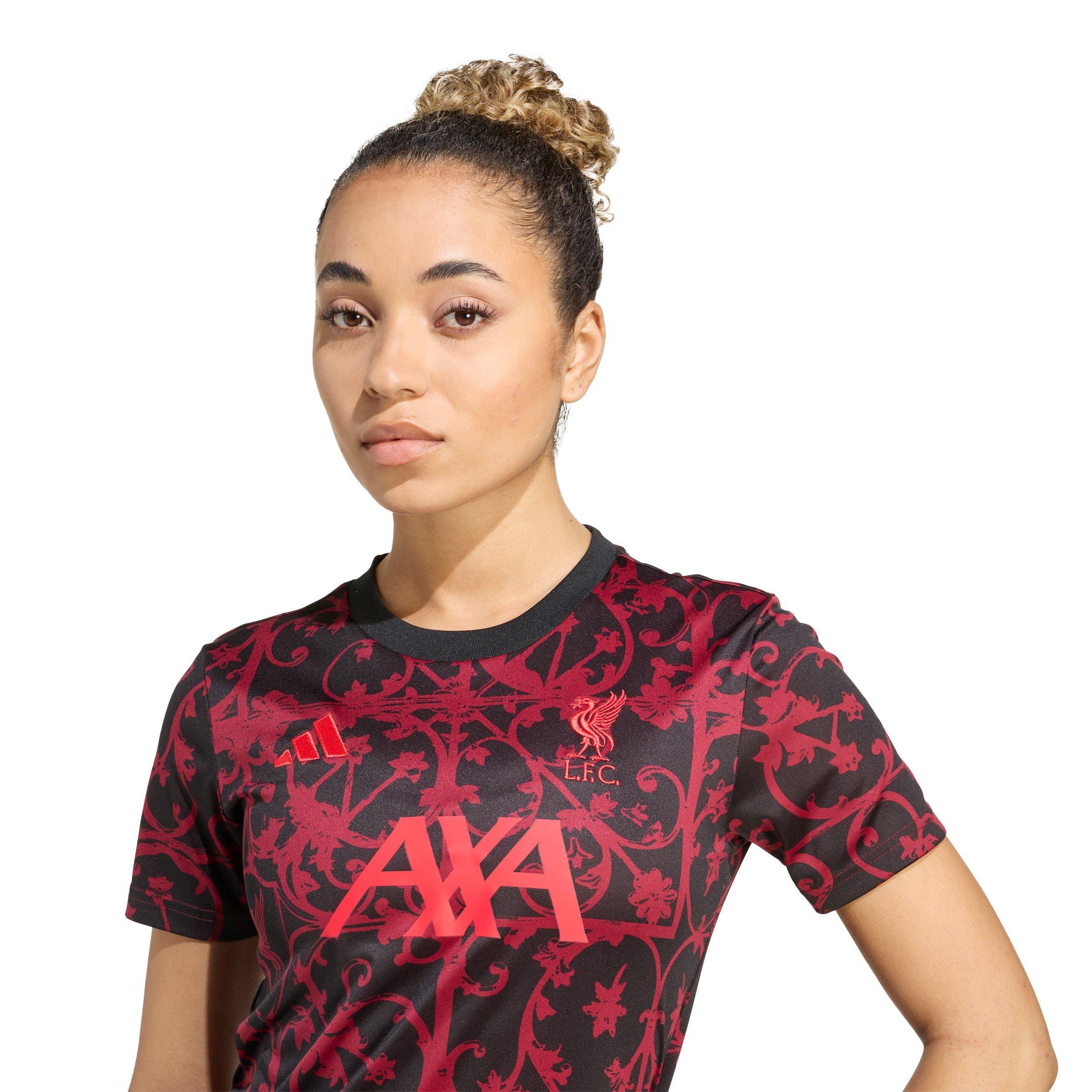 adidas | Liverpool Pre Match Shirt 2025 2026 Womens | Licensed Short ...