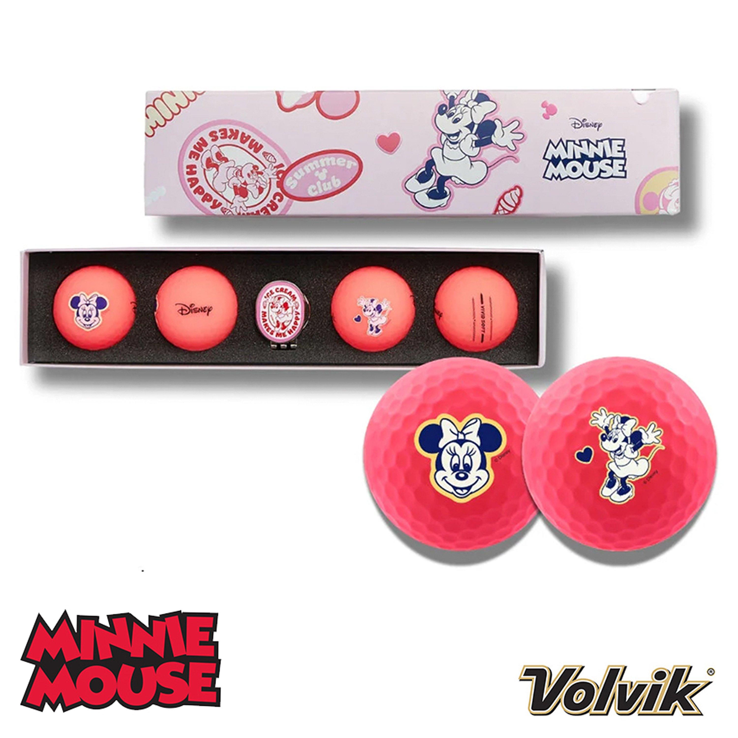 Volvik Volvik VIVID SOFT Disney - Golf Balls & Marker Set | Sports Direct