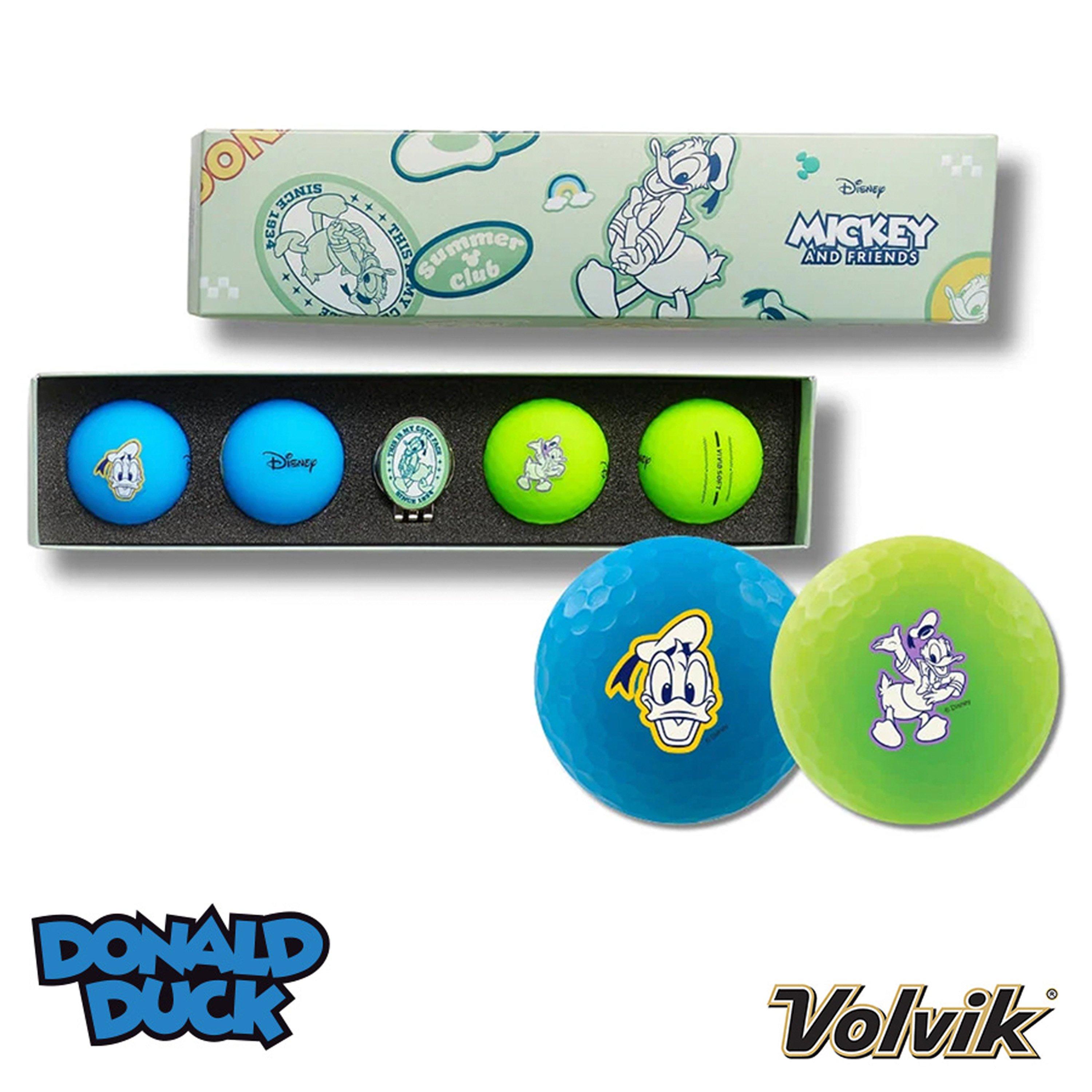 Volvik Volvik VIVID SOFT Disney - Golf Balls & Marker Set | Sports Direct