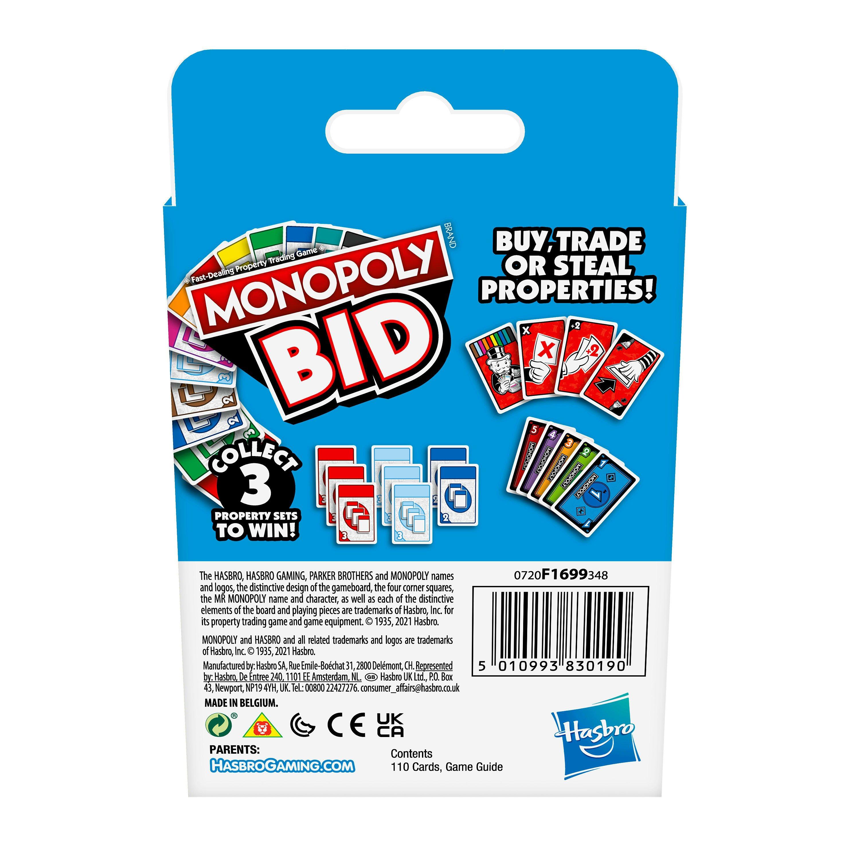 Monopoly | GAME Monopoly Bid | Board Games | Sports Direct