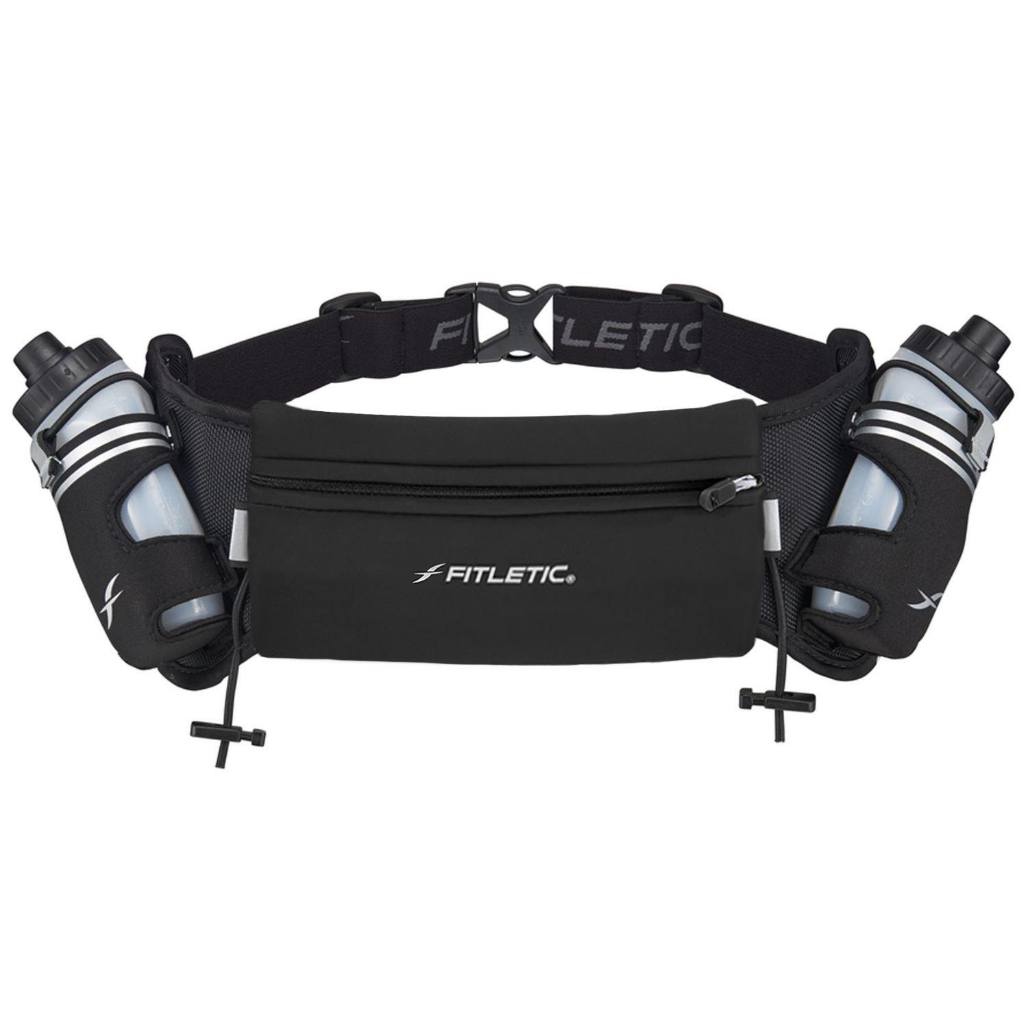 Fitletic FITLETIC Hydra 16 Hydration Belt - BLACK | Sports Direct