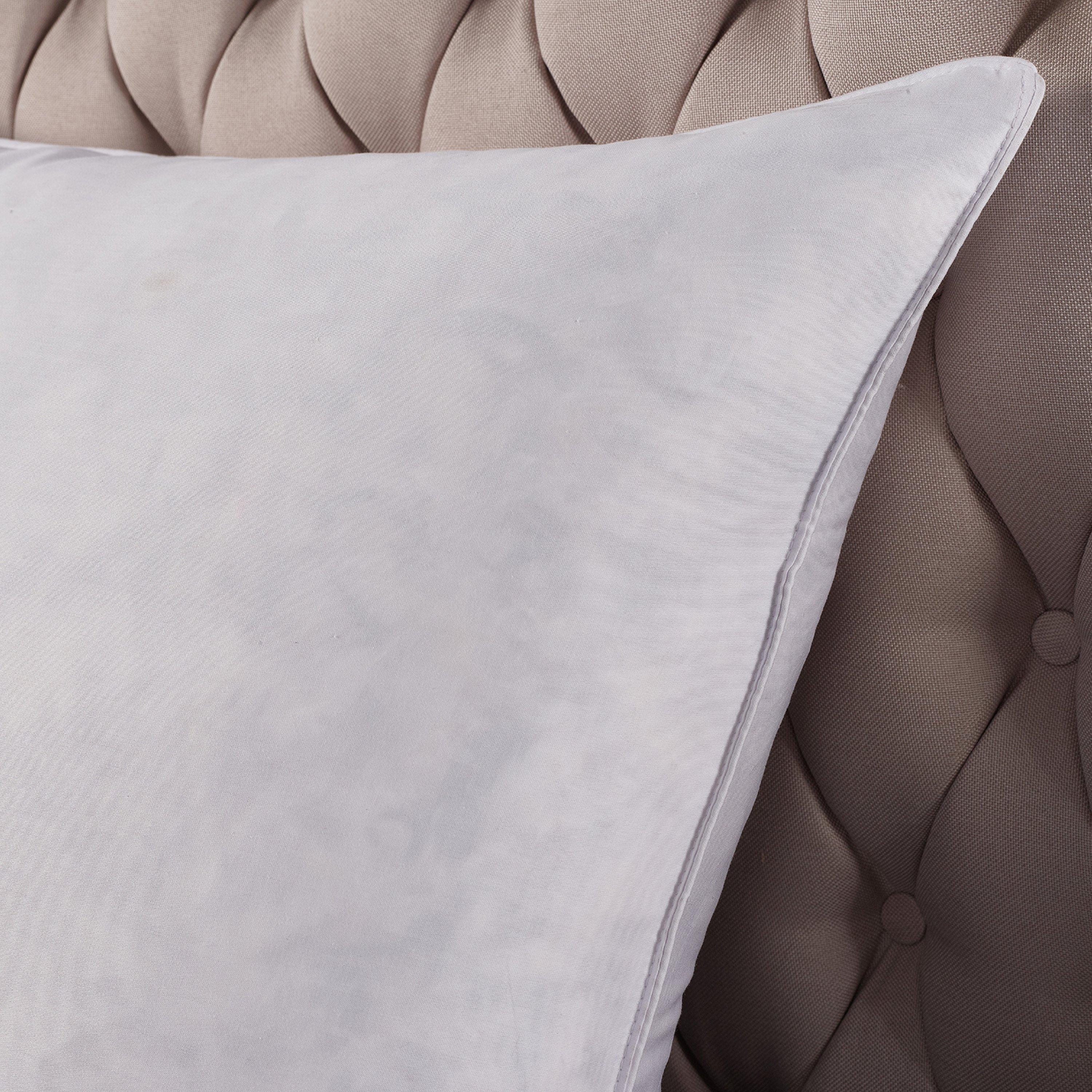 Downland Luxury Cotton Goose Feather & Down Pillow Pair | Sports Direct