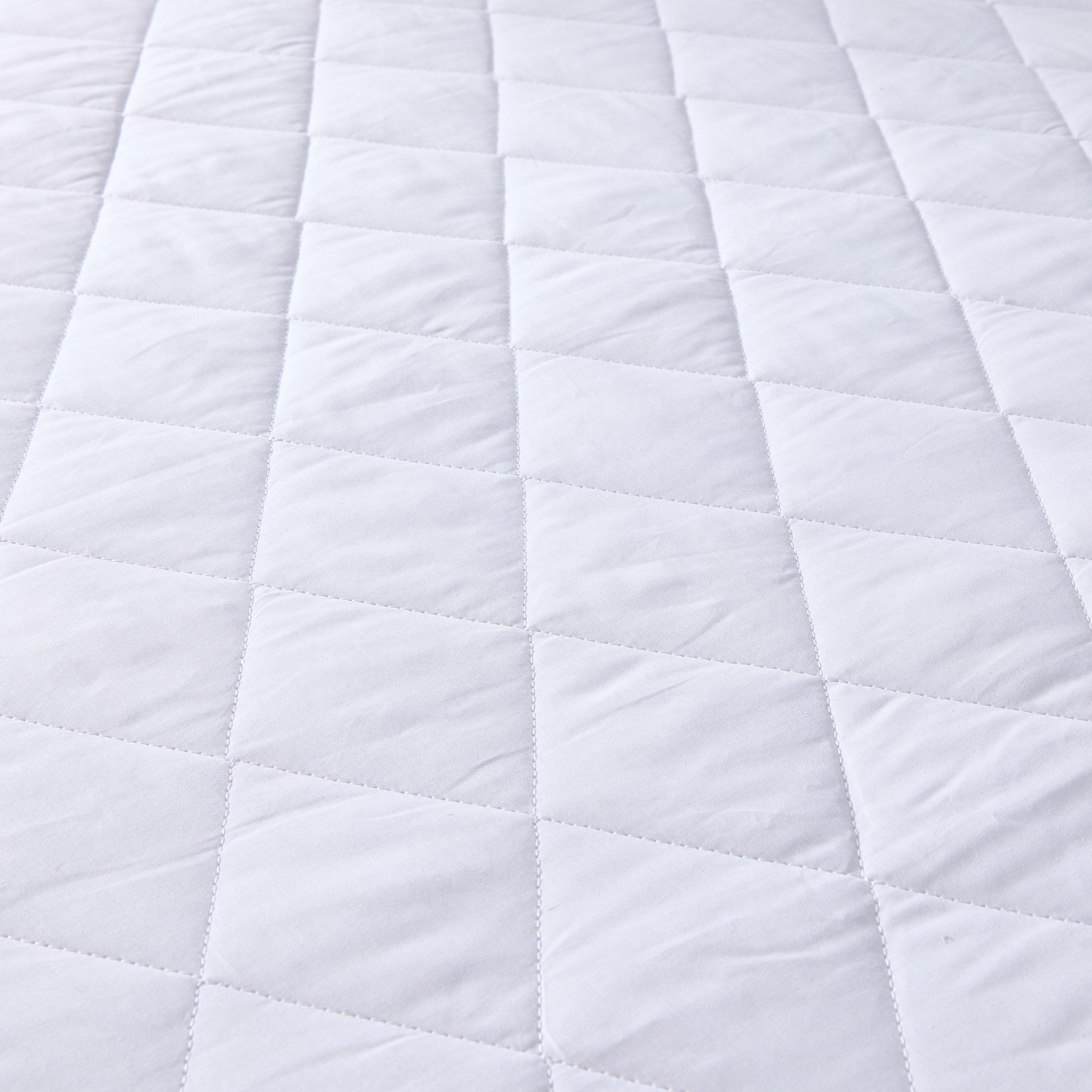 Downland Extra Deep Cotton Mattress Protector | Sports Direct