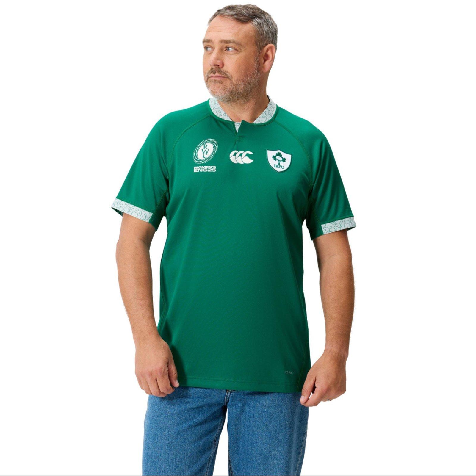 Canterbury Mens Ireland Rugby World Cup Home Authentic Kit Rugby Kit ...