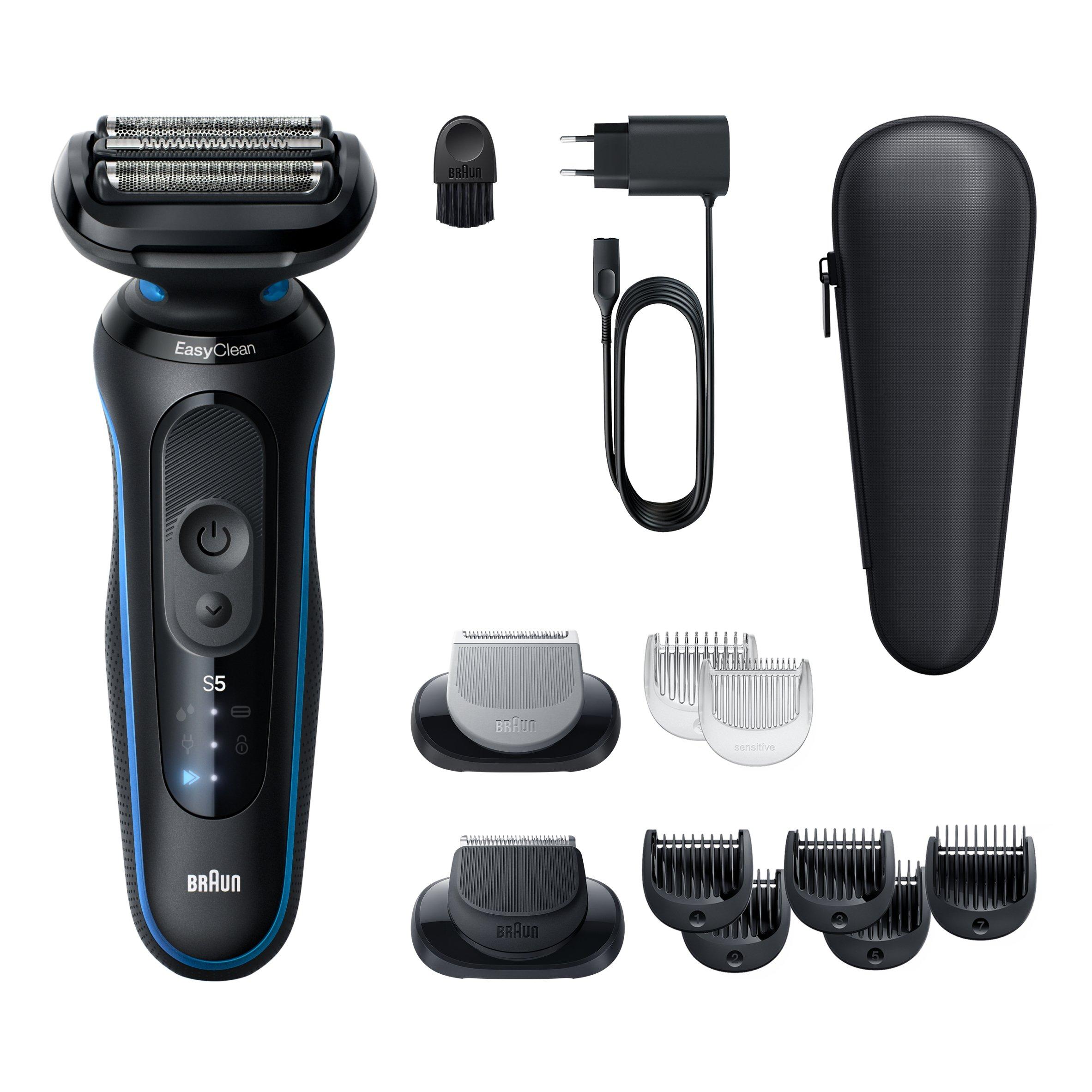 Braun Braun Series 5 Electric Shaver 52-B1650S Blue | FRASERS