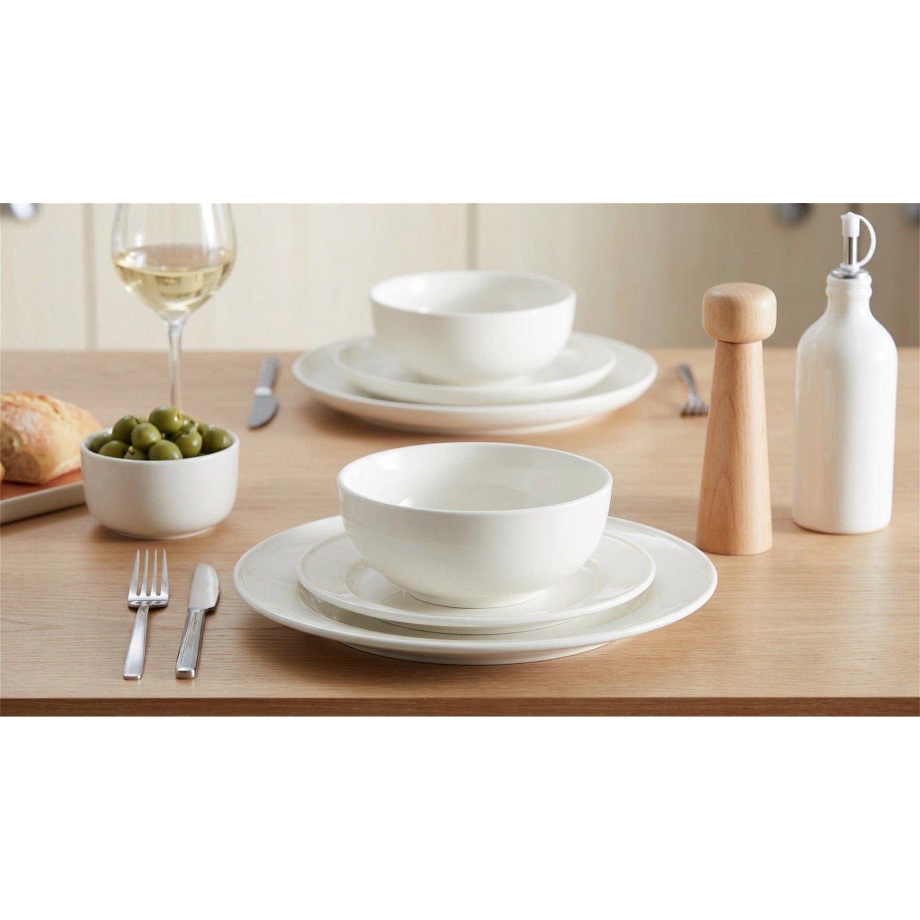 Waterside 12pc Atelier Moderne Porcelain Dining | Sports Direct