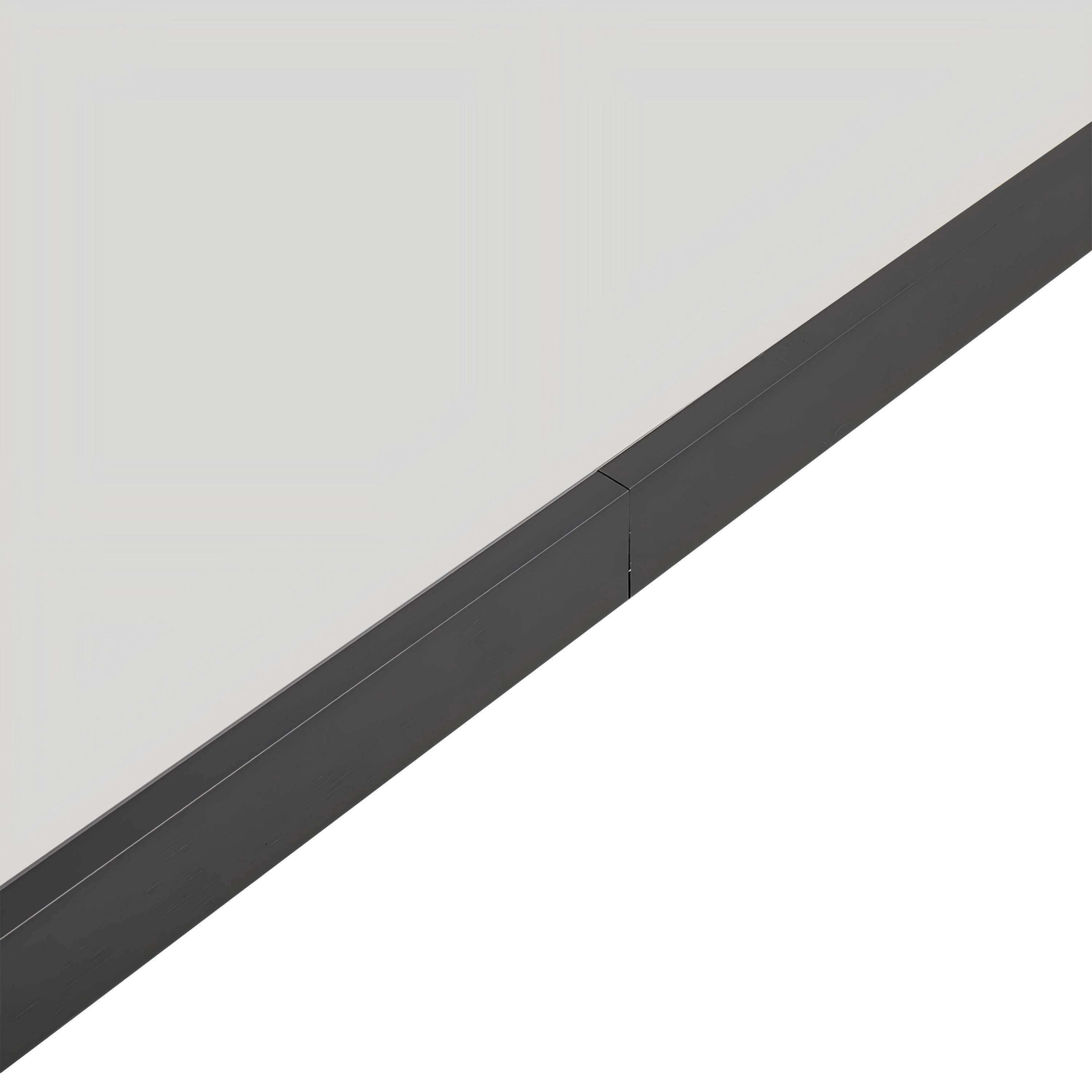 LIFE IDEAS | Black Oval Frame Self-adhesive Full Length Mirror | Wall ...