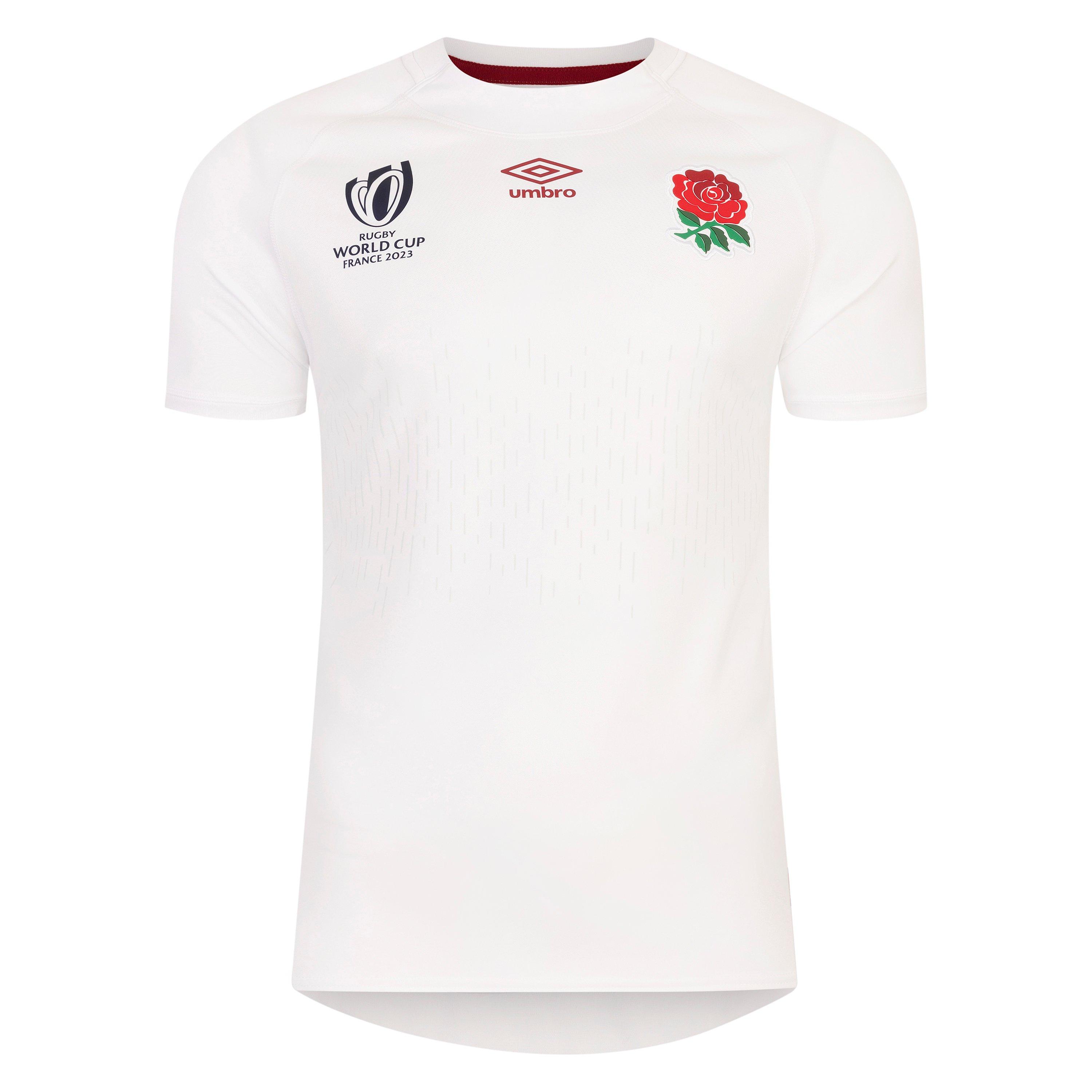 Umbro | England RWC2023 Rugby Home Shirt Adults | Replica Shirts ...