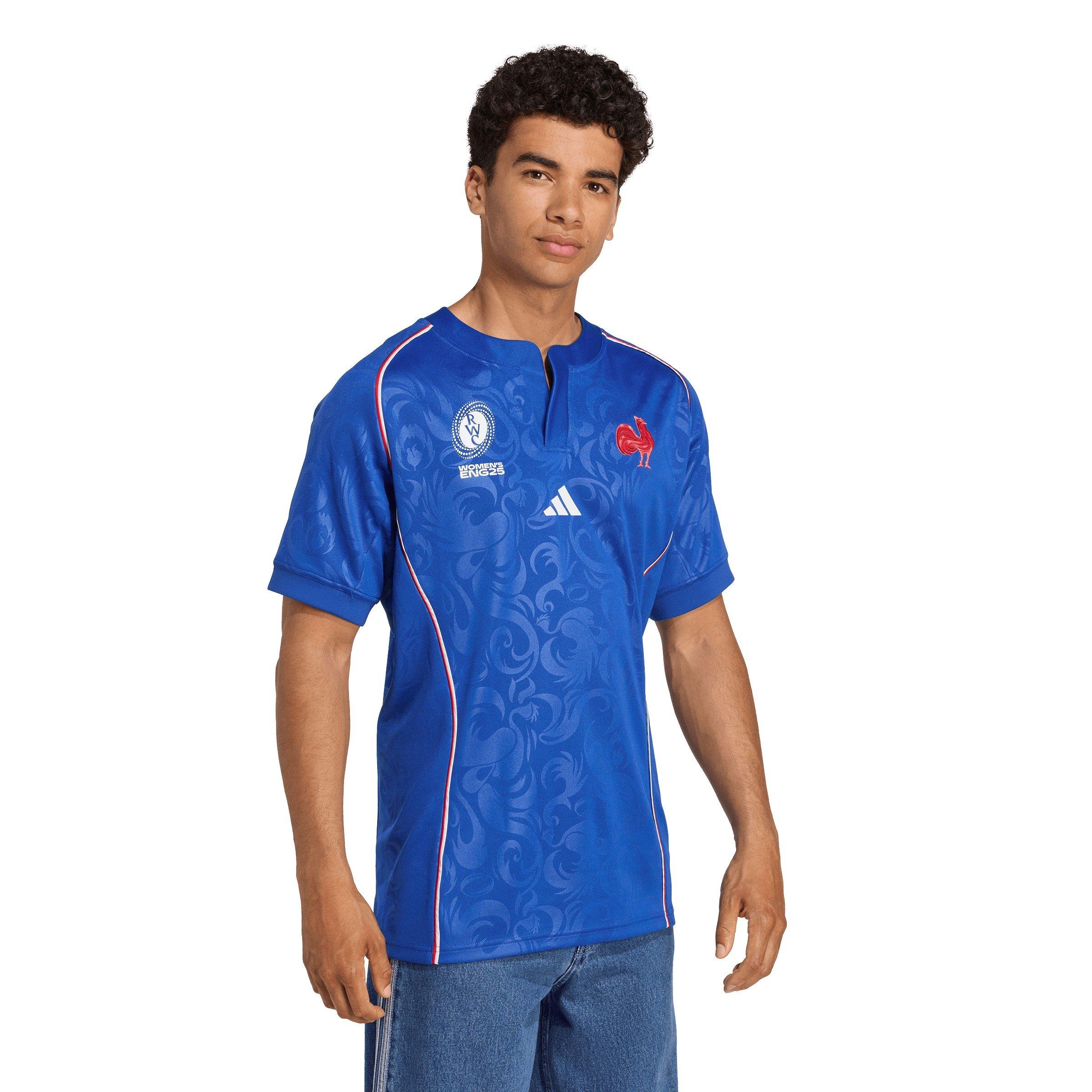 adidas France Rugby World Cup Home Shirt 2025 Adults | Sports Direct