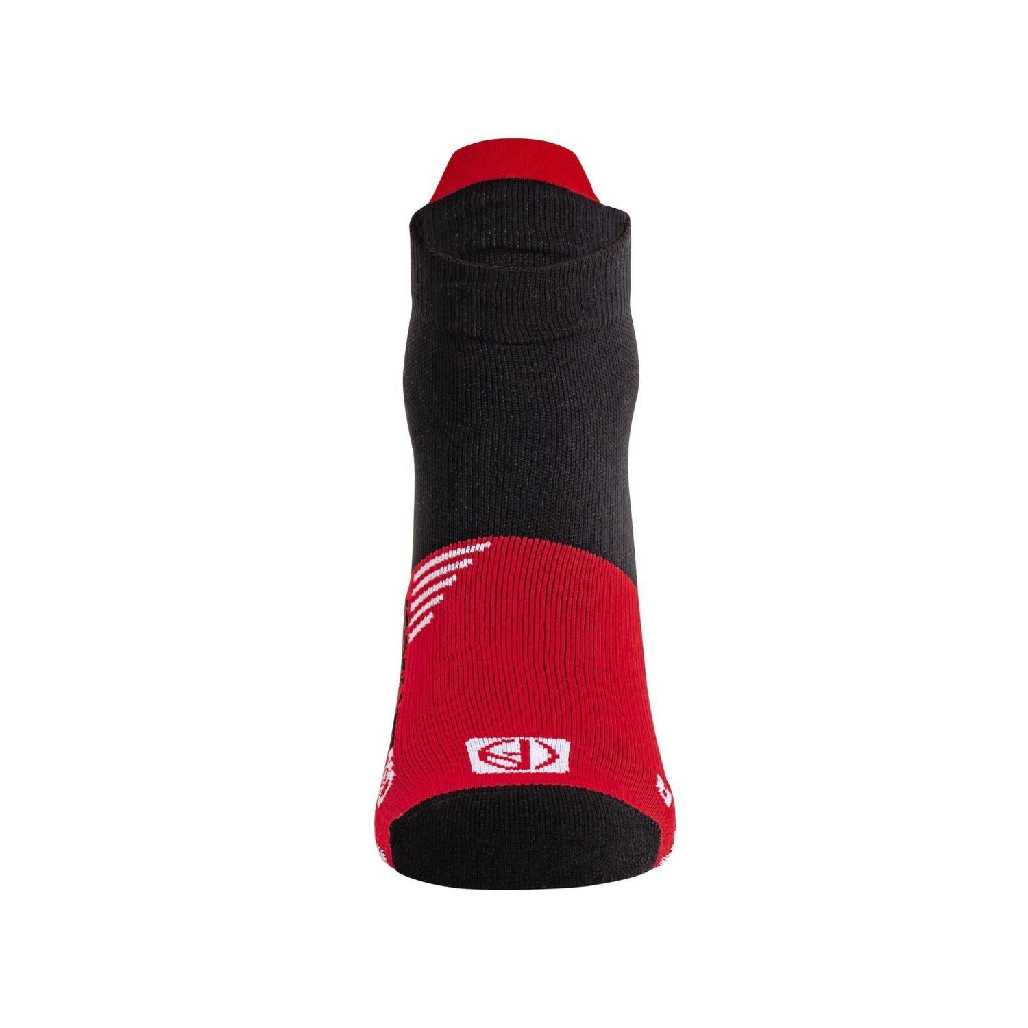 Absolute 360 Performance Running Socks: Ankle - Black/Red | Sports Direct