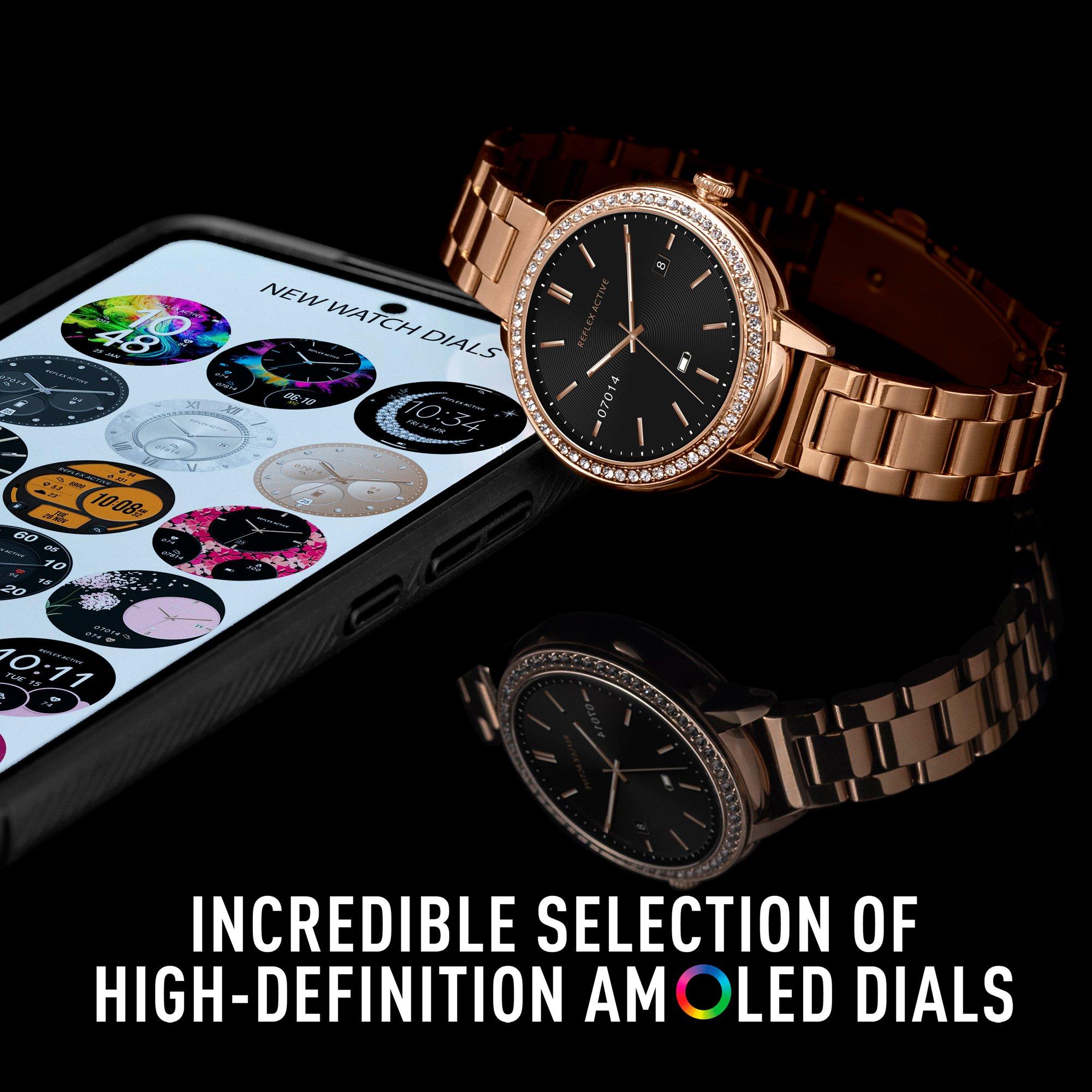 Reflex Active Series 41 Rose Gold Amoled Watch | FRASERS