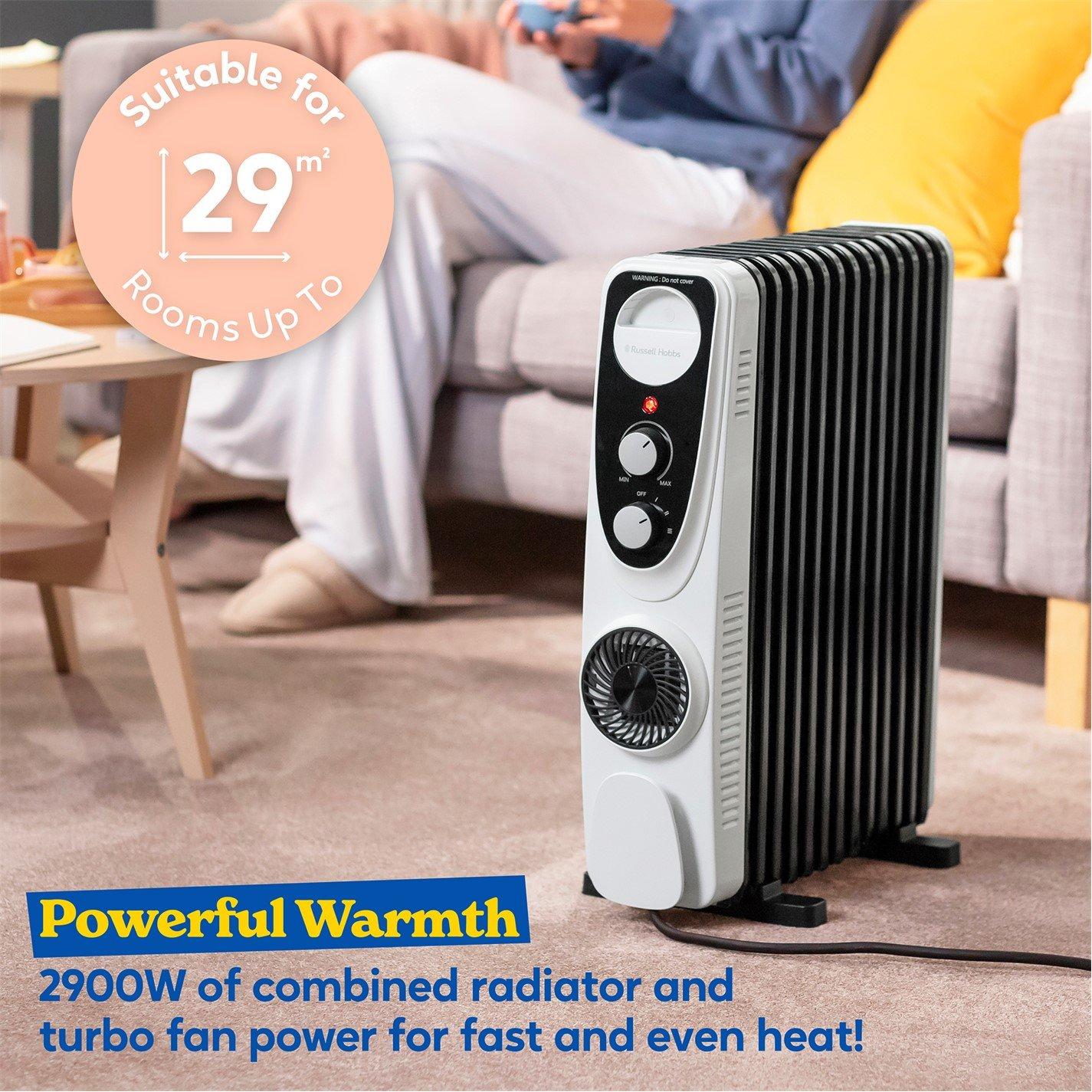 Russell Hobbs | RHOFR2403 13 Fin Manual Oil Filled Radiator | Heaters ...