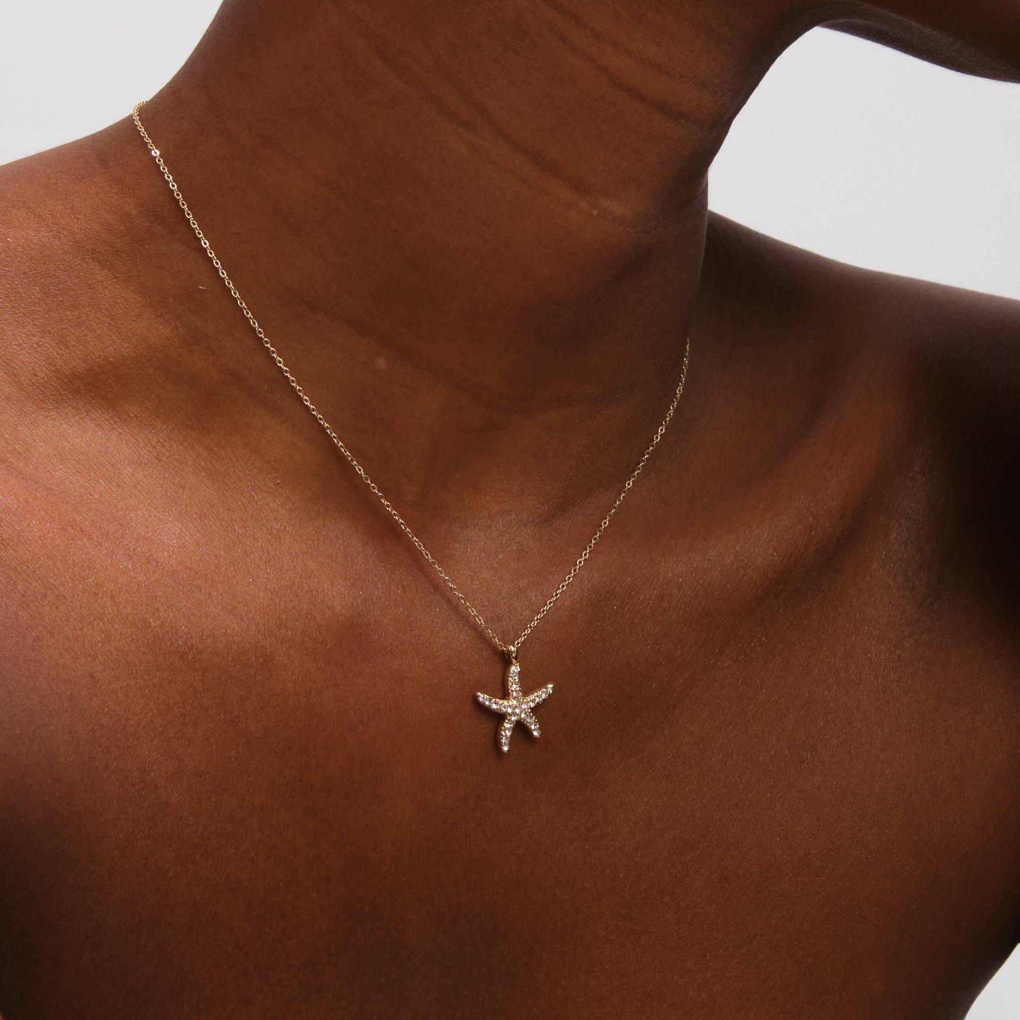 Jon Richard | Gold Plated Pave Pearl Starfish Set - Gift Box ...