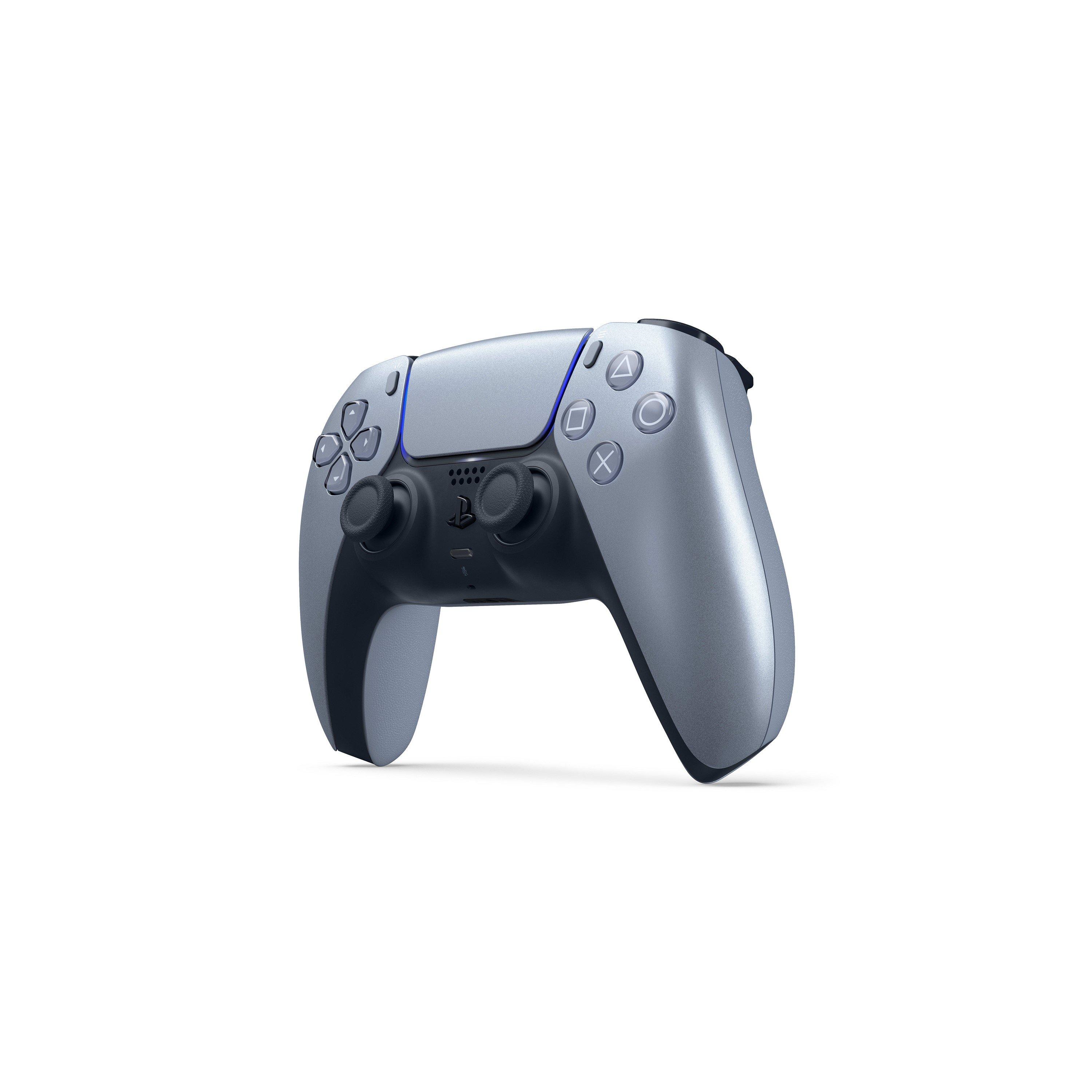 PlayStation | GAME DualSense Wireless Controller - Sterling Silver ...