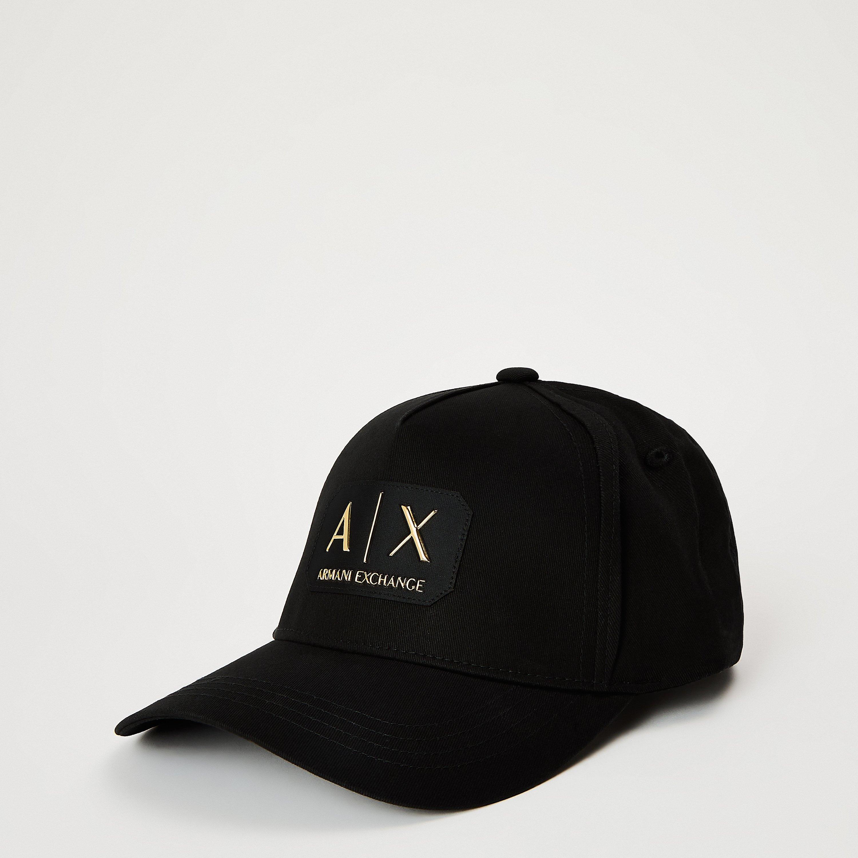 Armani Exchange | Men's AX Badge Baseball Cap | Baseball Caps | Sports ...