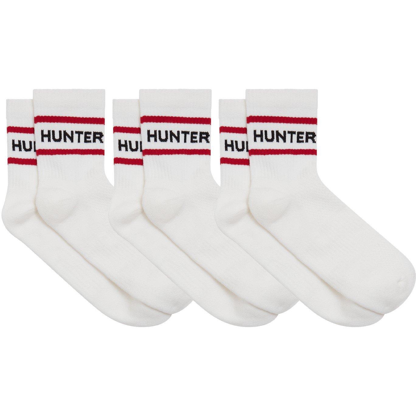 Hunter | Hunter 3 Pack Ankle Socks Unisex | Quarter Socks | USC