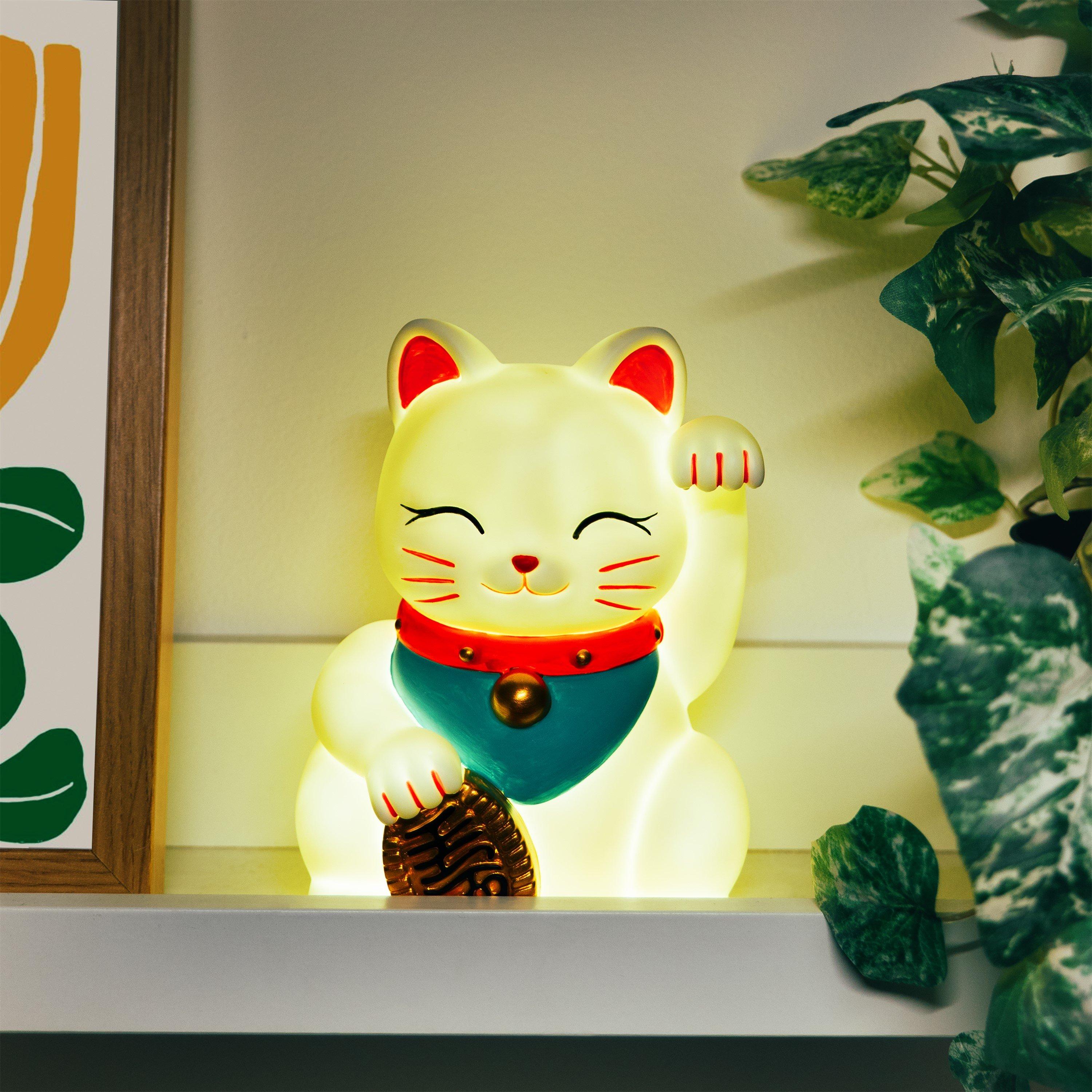Fizz Creations Lucky Cat Mood Light | Sports Direct