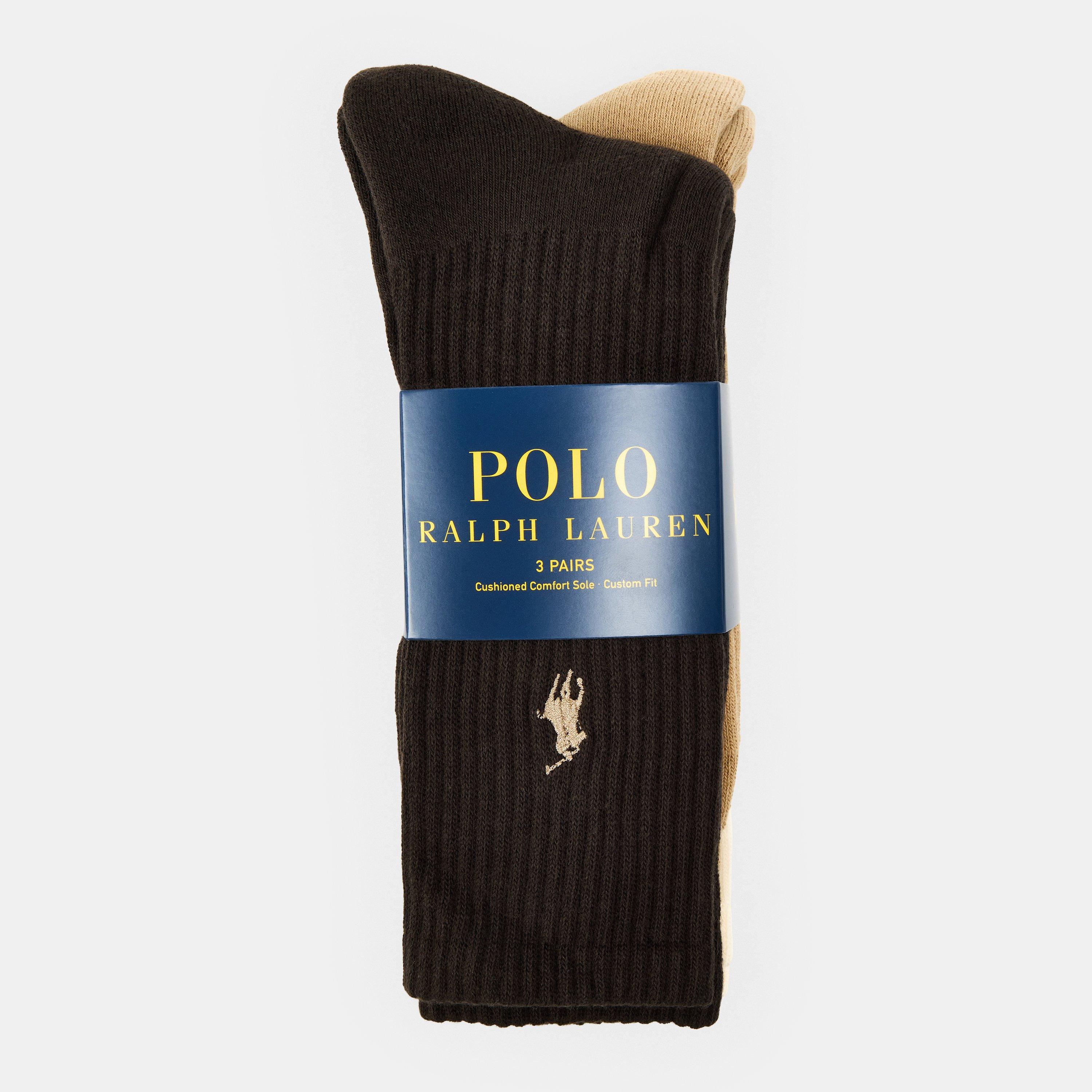 Polo Ralph Lauren Bodywear | Polo 3 Pack Crew Socks | Crew Socks | USC