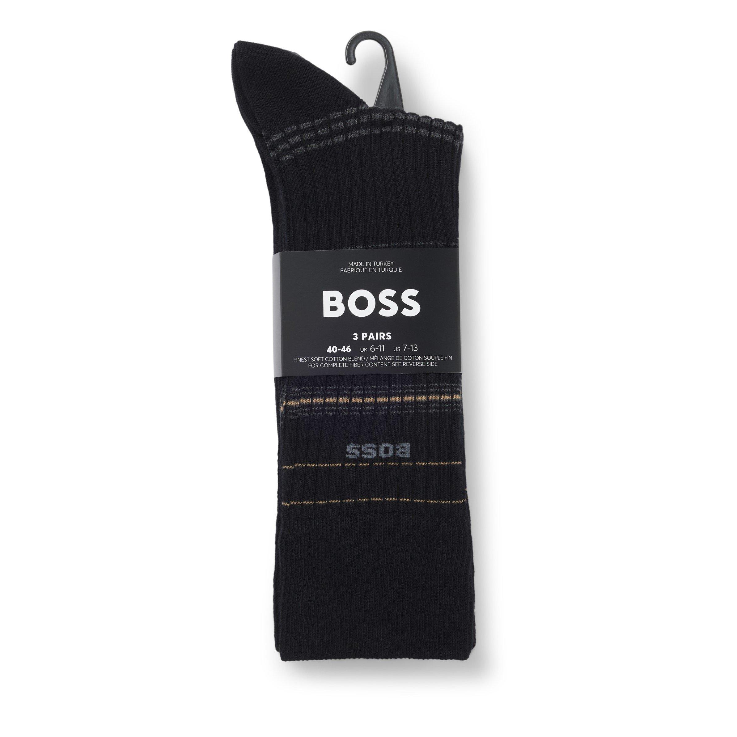 Boss Bodywear 3 Pack Rib Stripe Socks | FRASERS
