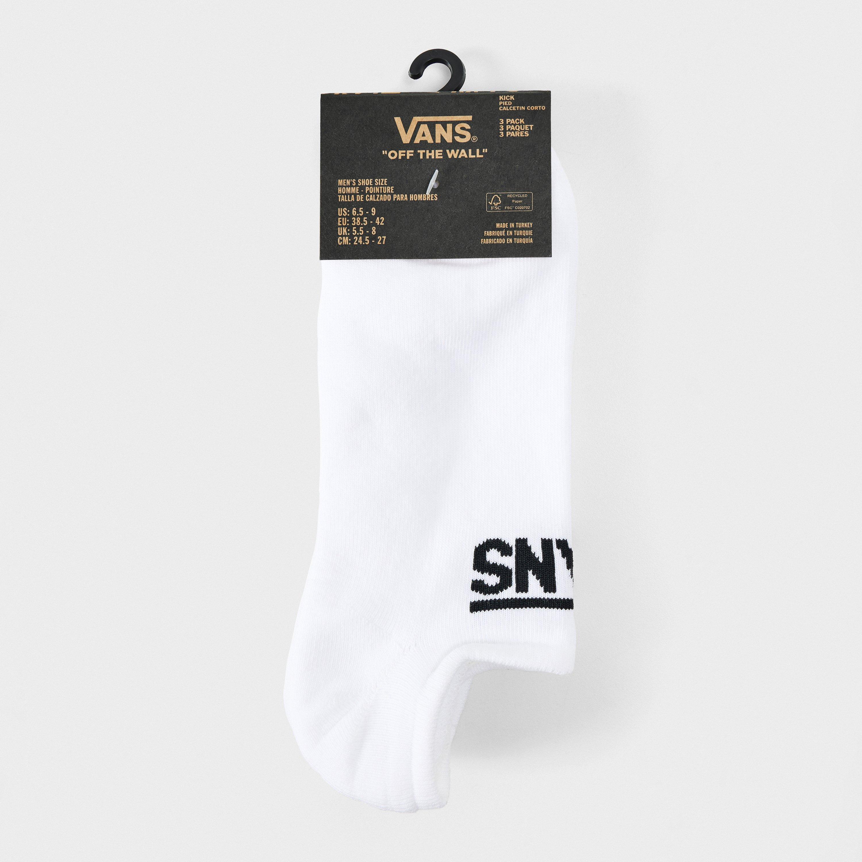 Vans | Classic Kick Rox White Trainer Sock Mens | Trainer Socks ...