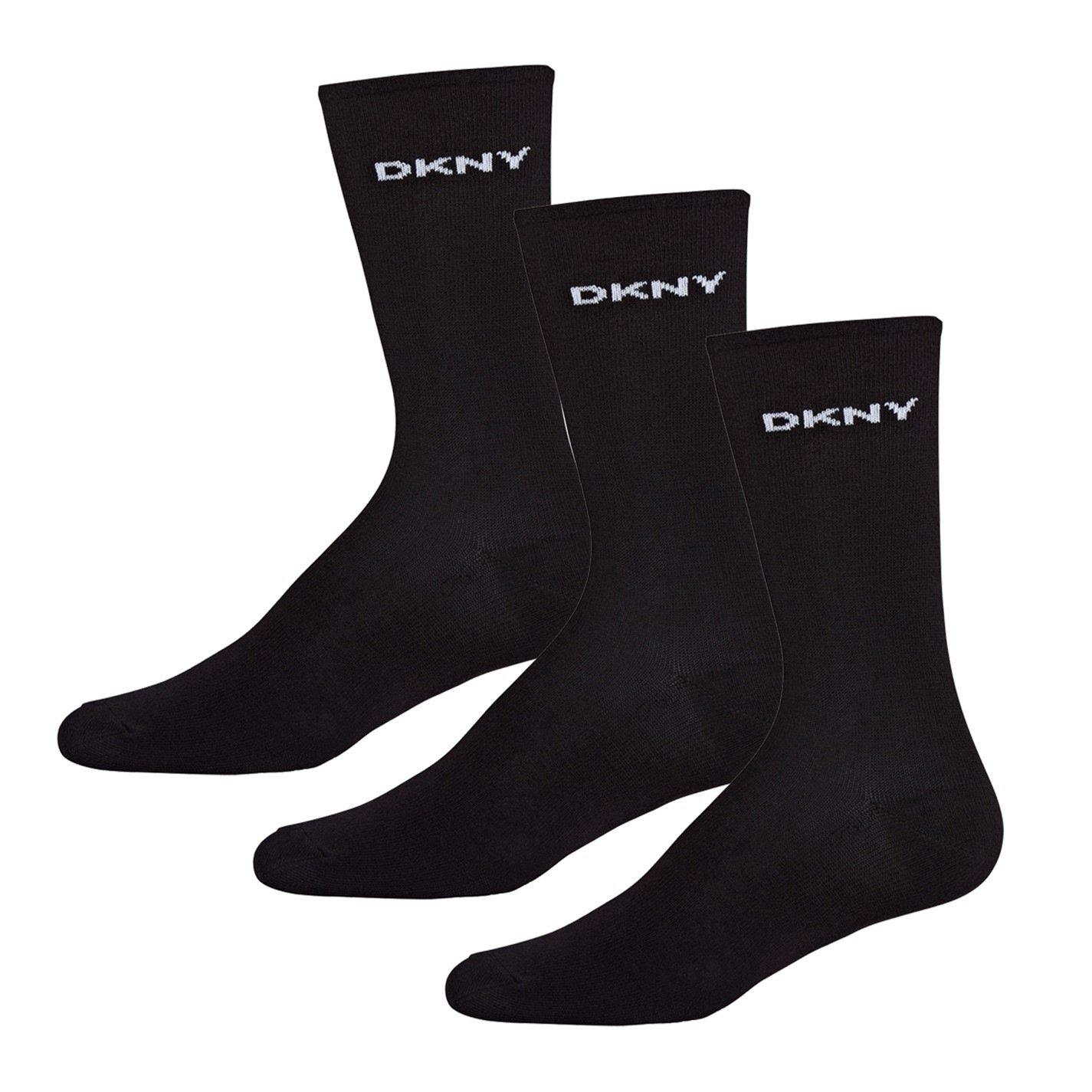 DKNY | 3 Pack Womens Dress Socks Paige | Crew Socks | USC