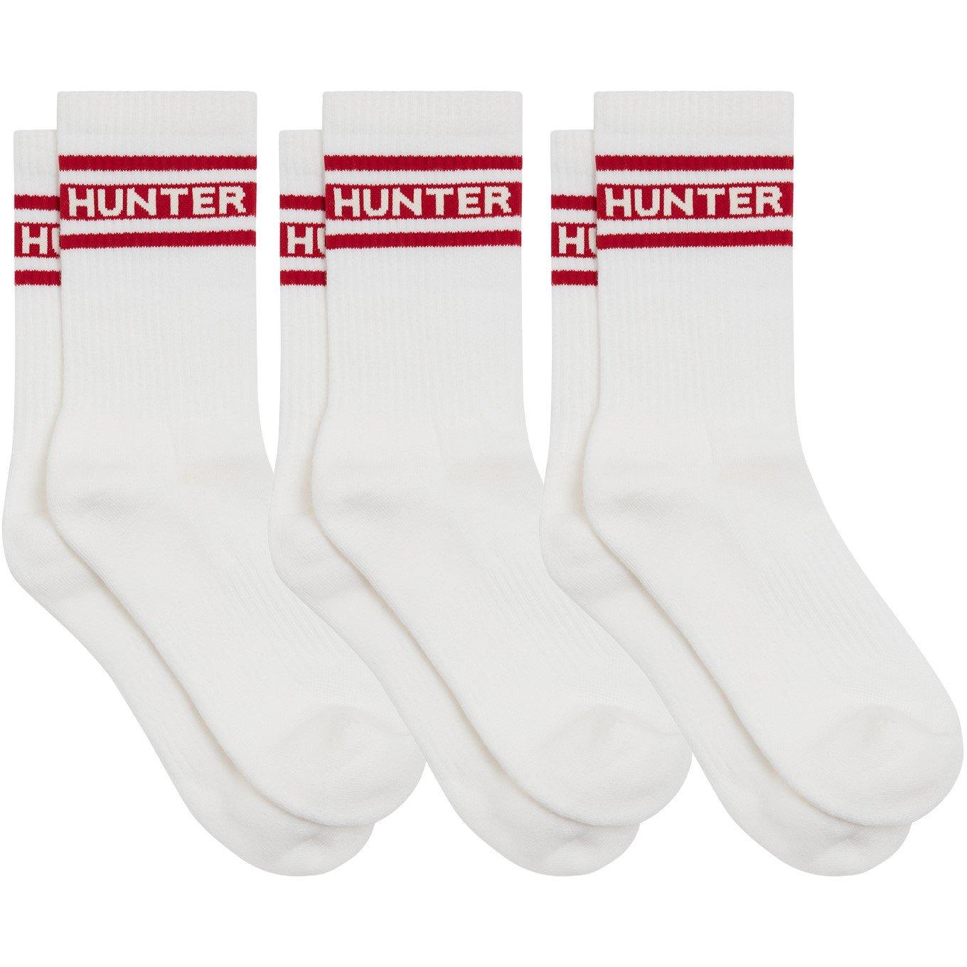 Hunter | Hunter 3 Pack Crew Socks Unisex | Crew Socks | Sports Direct