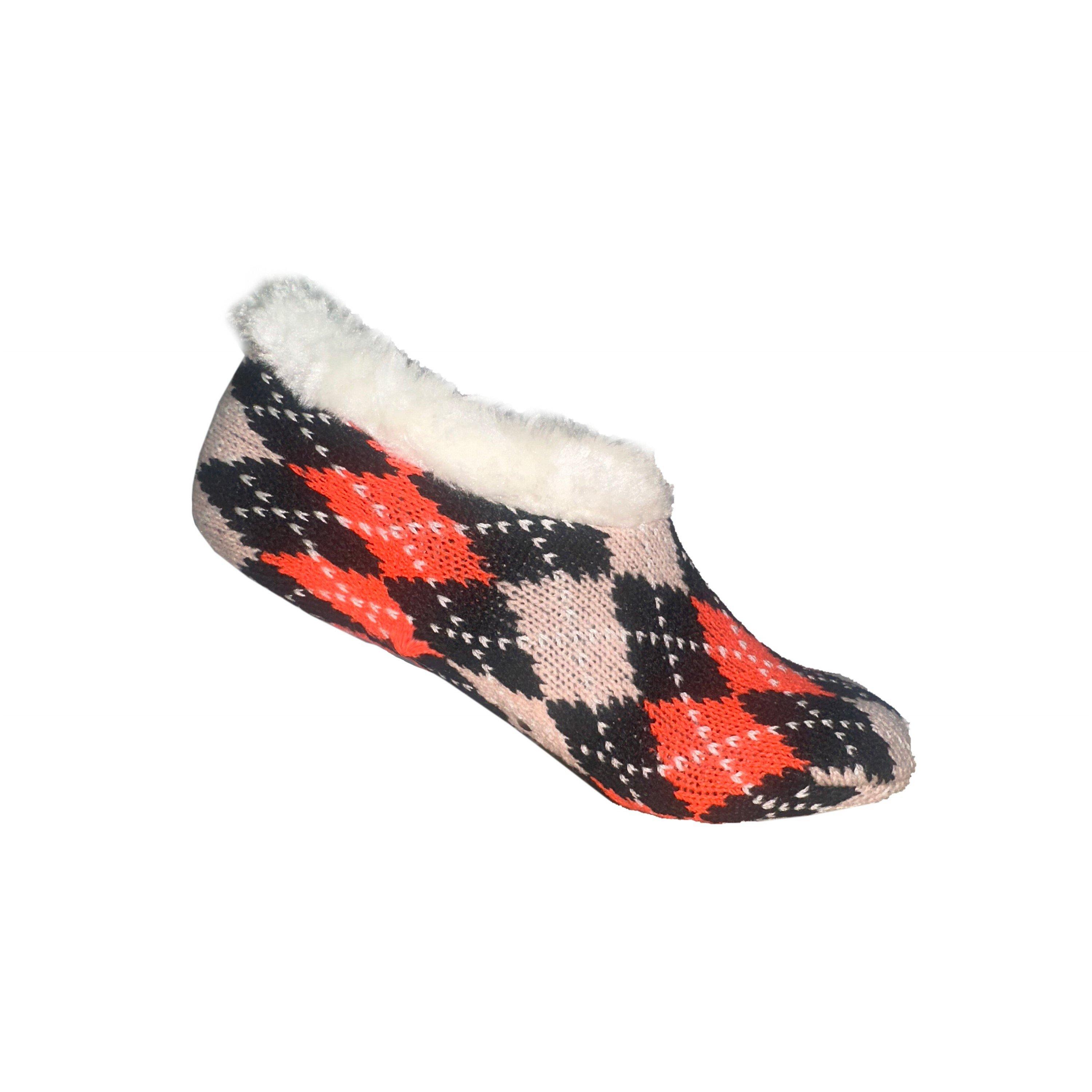 Miso Women's Christmas Jacquard Machine Washable Slipper Socks | Sports ...