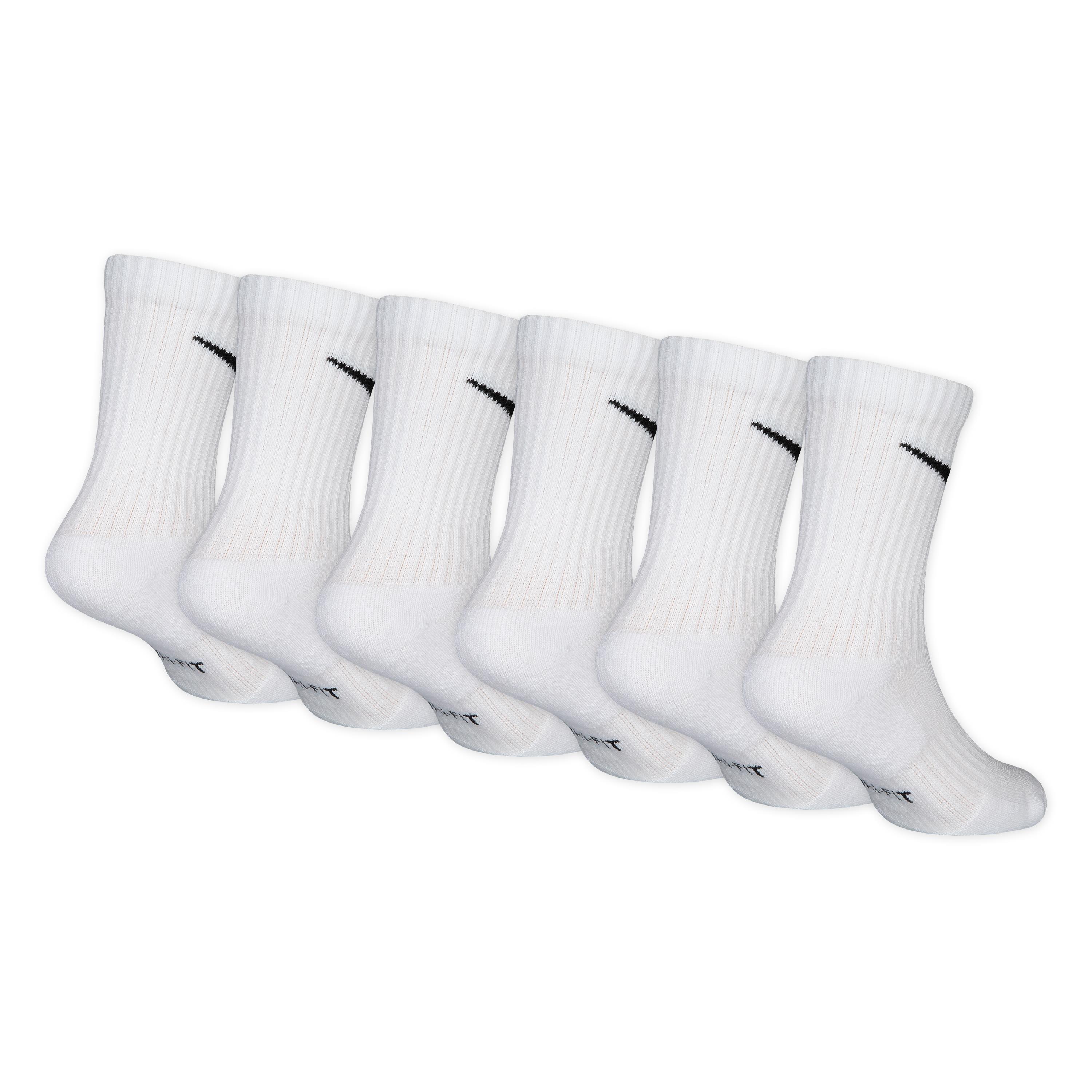 Nike | 6Pk Dri-Fit Crew Sock Childs | Crew Socks | Sports Direct