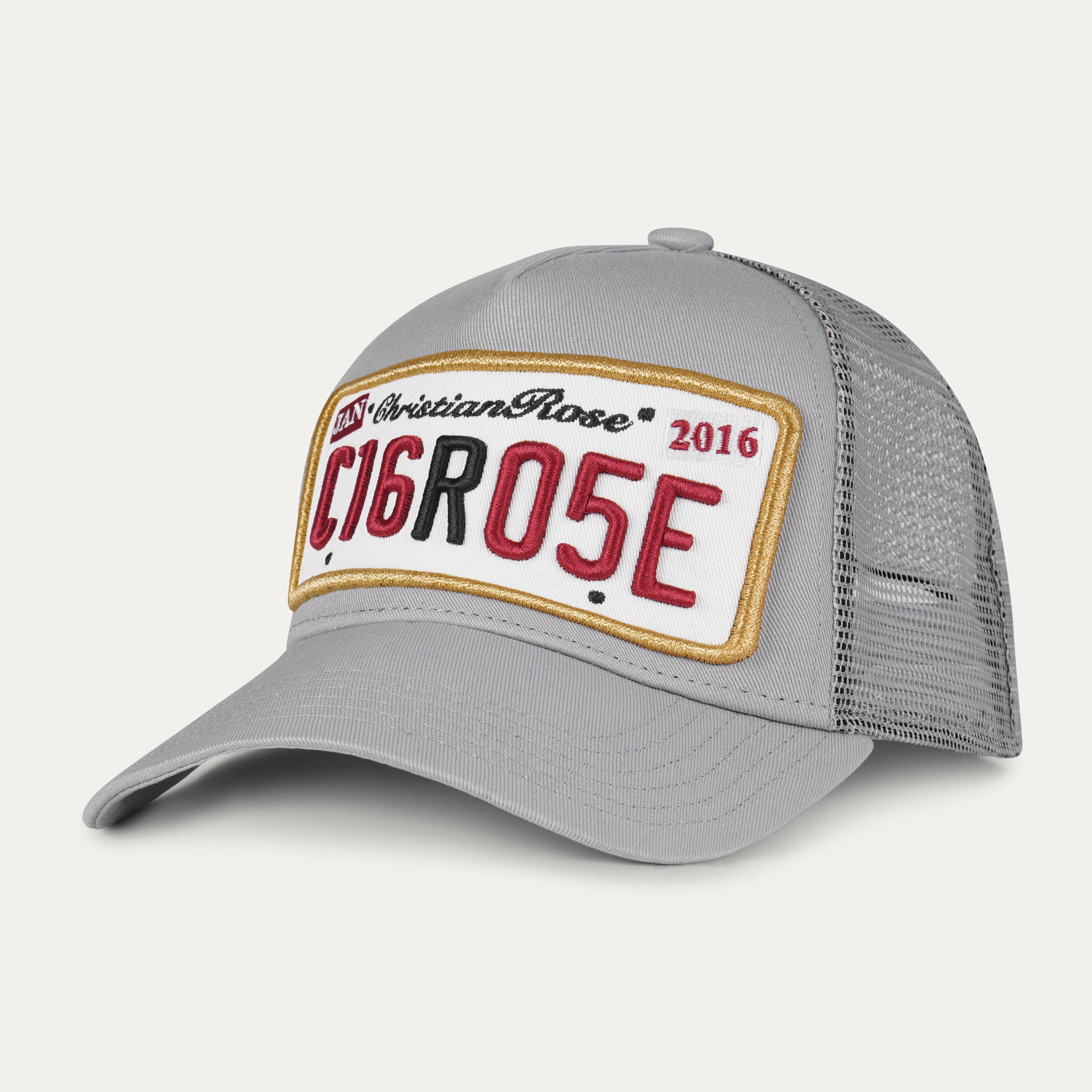 Christian Rose | Men's Private Plate Cotton Mesh Back Trucker Cap ...