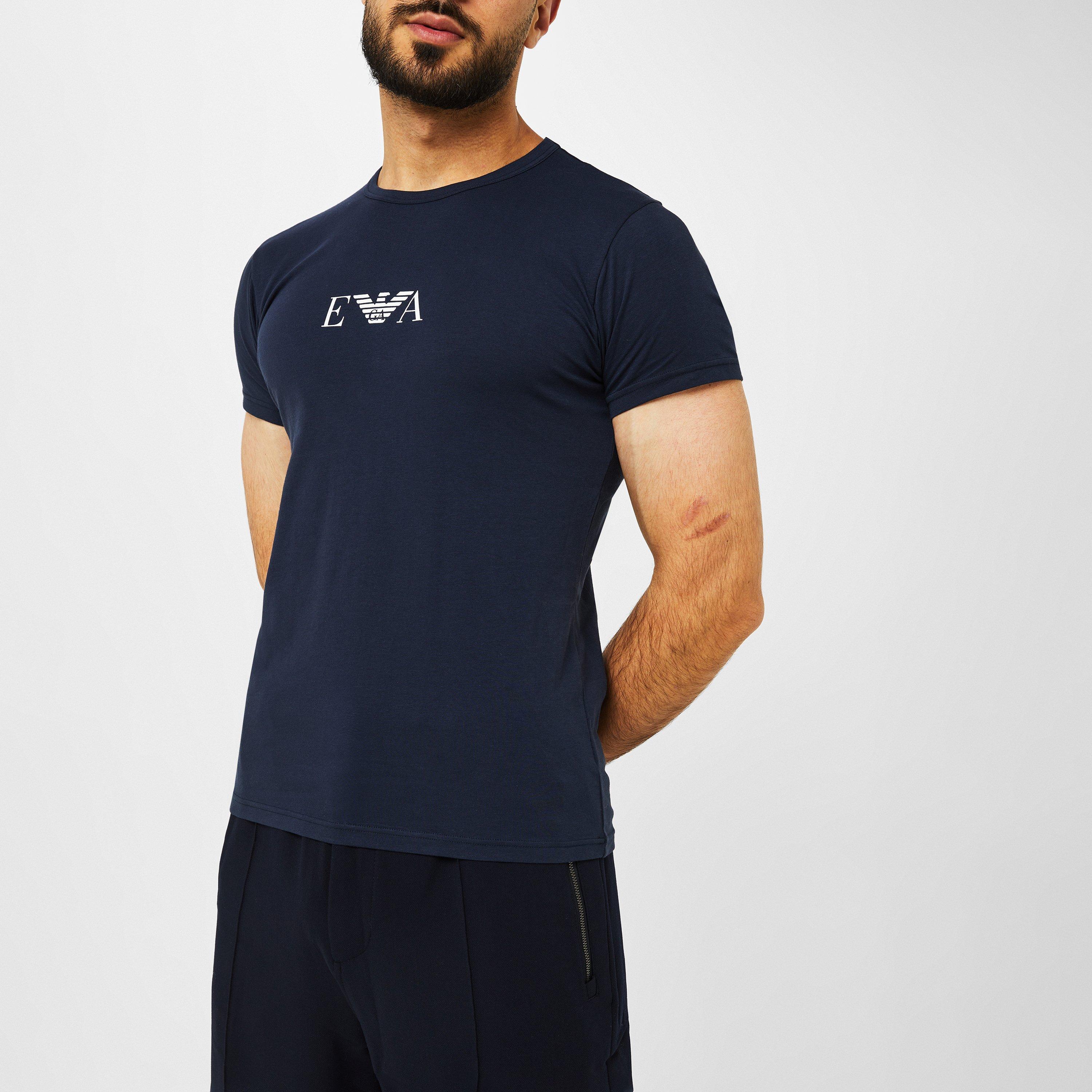 Armani BW | Chest Logo T Shirt | Regular Fit T-Shirts | USC