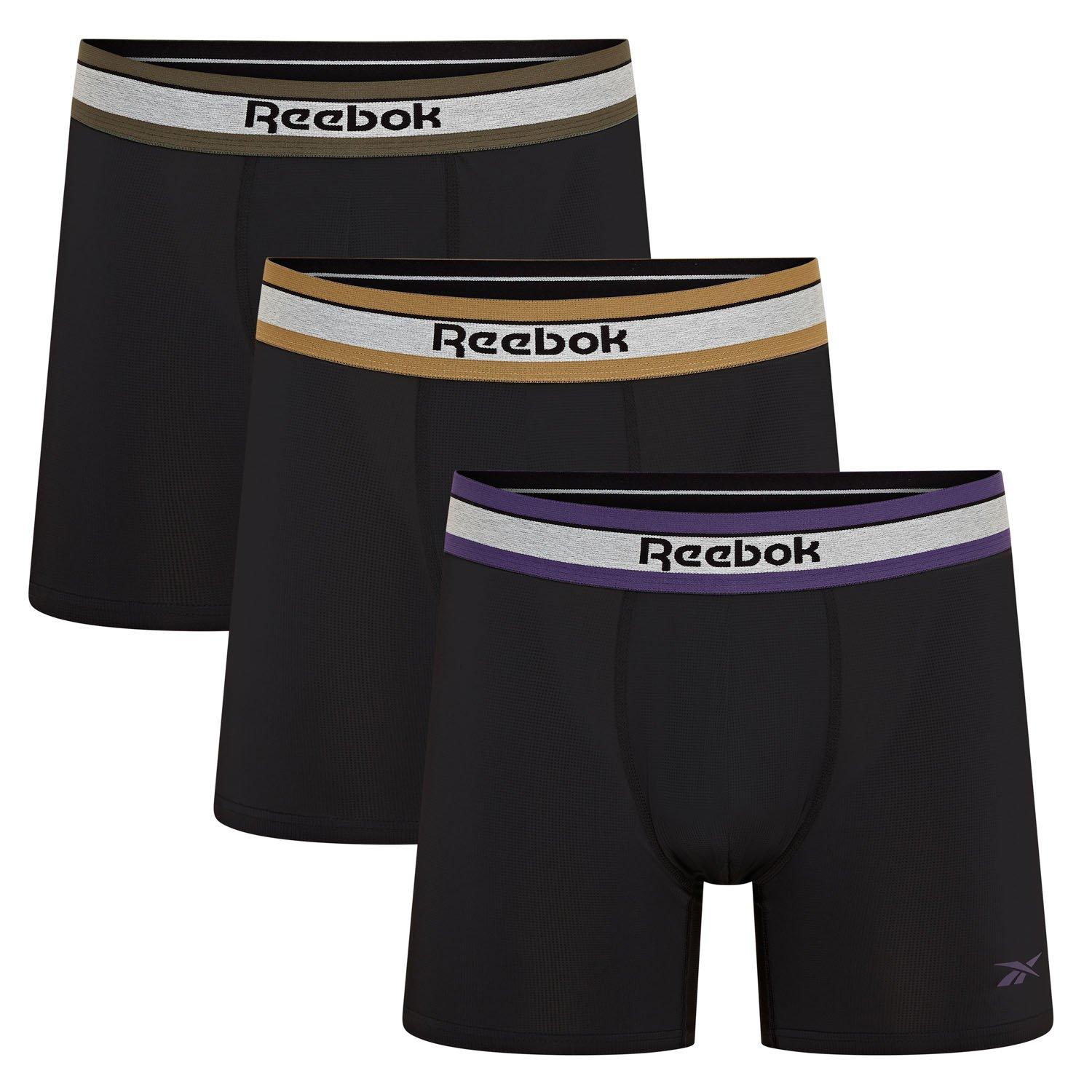Reebok Mens 3 pack Trunks Angus | FRASERS