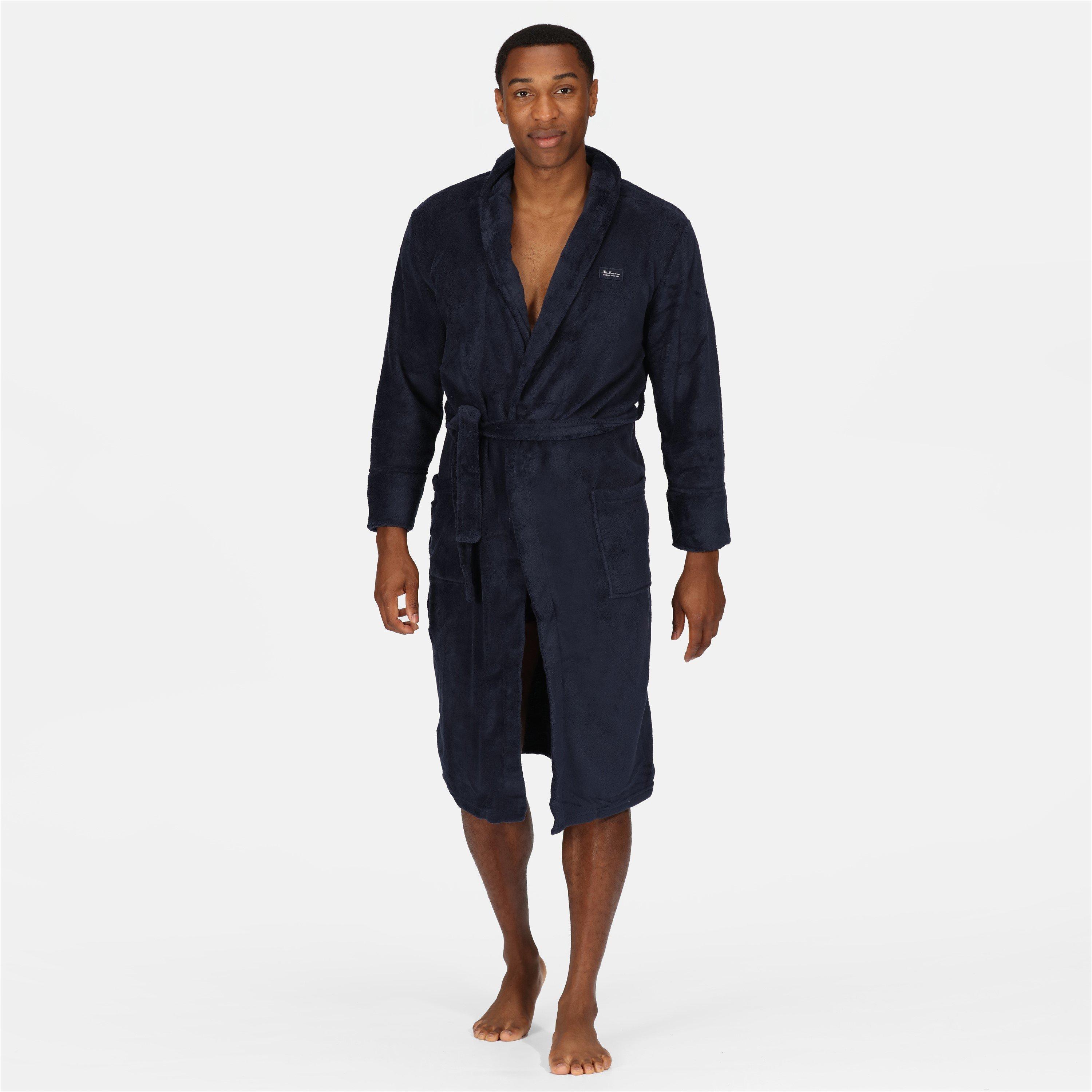 Ben Sherman | Randol Long Sleeve Belted Fleece Dressing Gown | Fluffy ...