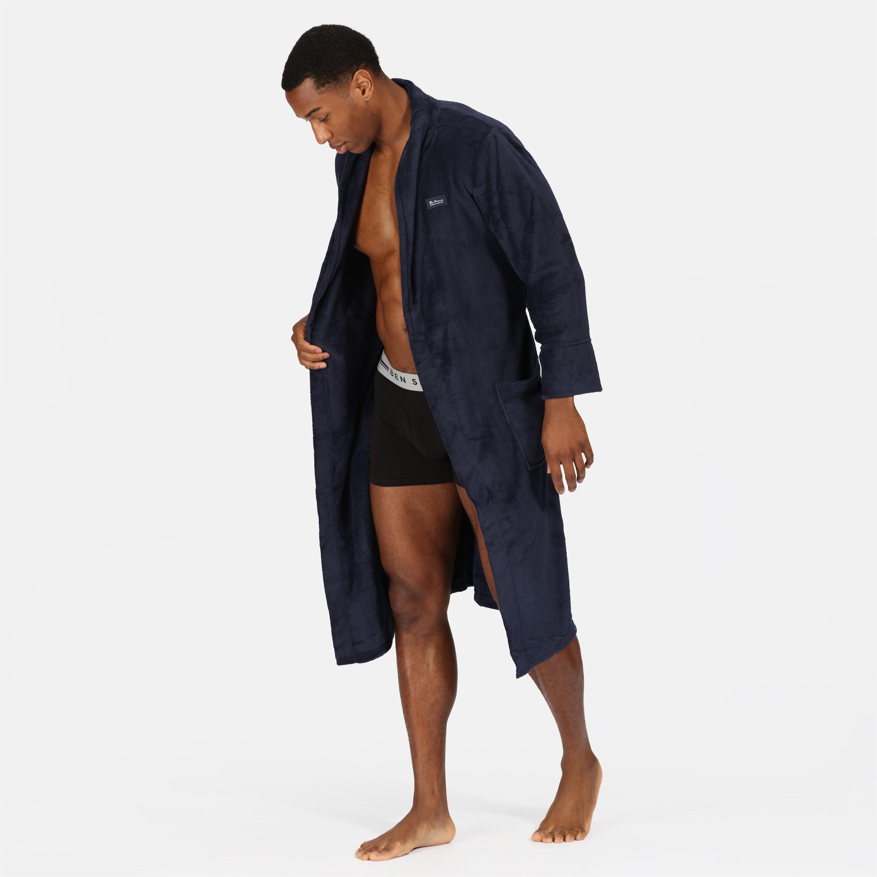 Ben Sherman | Randol Long Sleeve Belted Fleece Dressing Gown | Fluffy ...