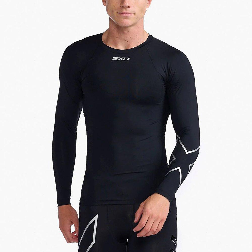 2XU | Core Compression Mens Base Layer Long Sleeve Top | Baselayer Tops ...