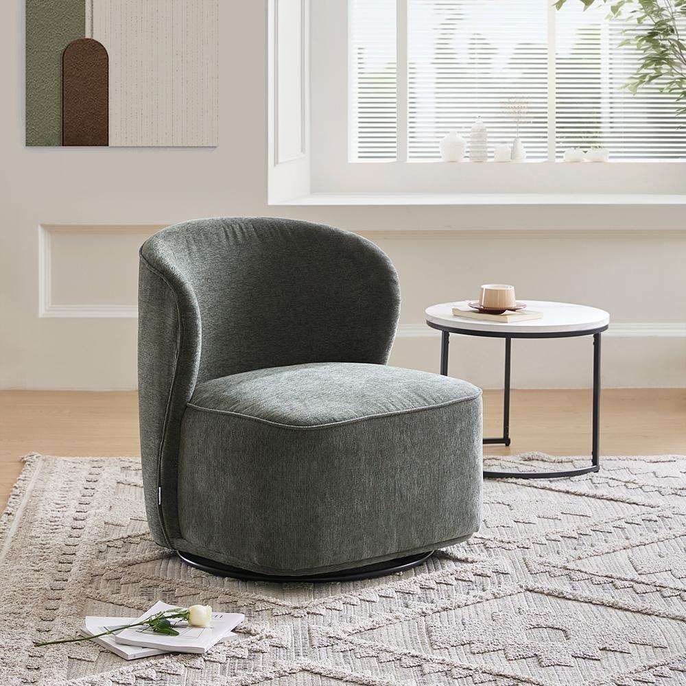 Kabinet UK | Chic Upholstered Swivel Chair | Accent Chairs | FRASERS