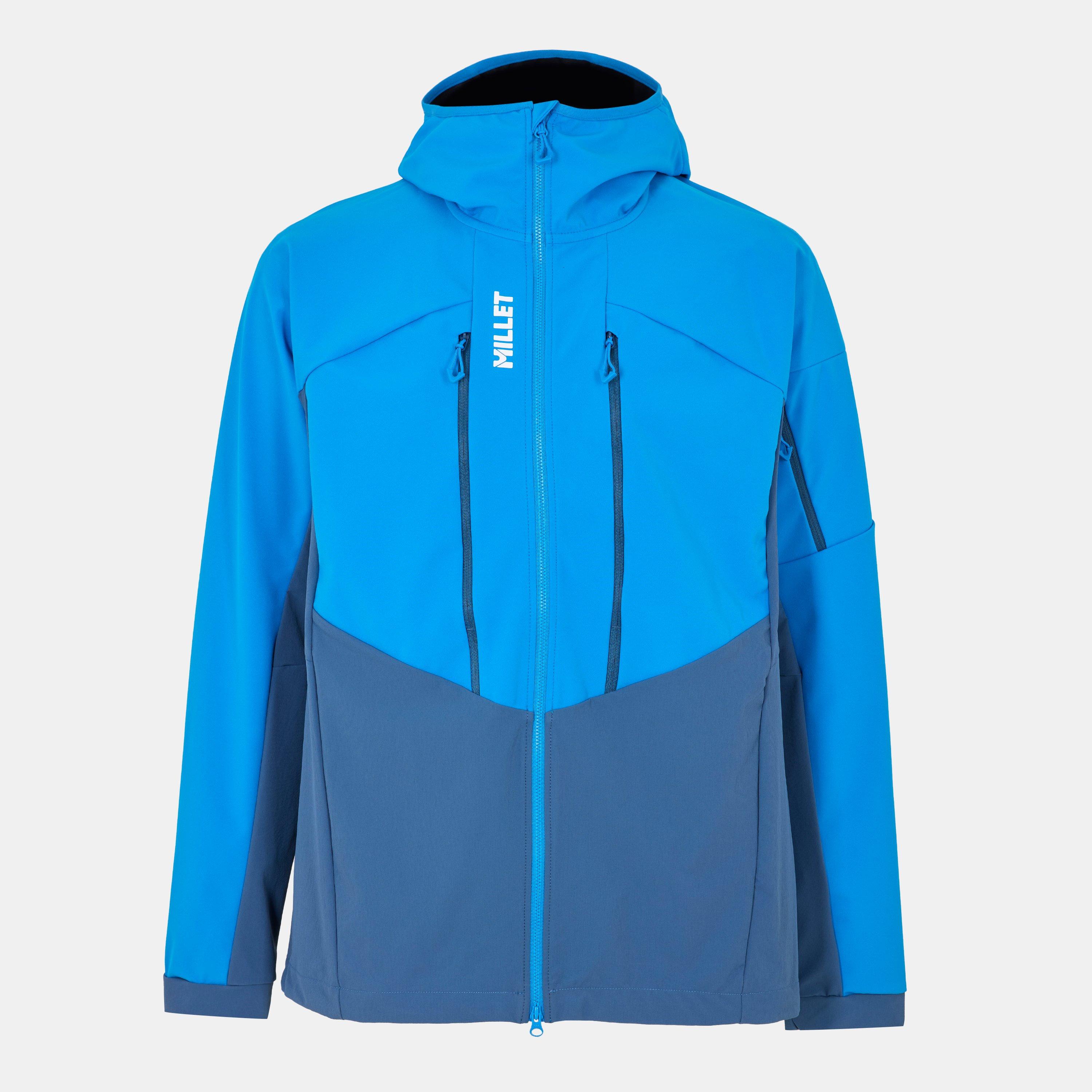 Millet Men's White Weather-Resistant Lightweight Softshell Jacket ...