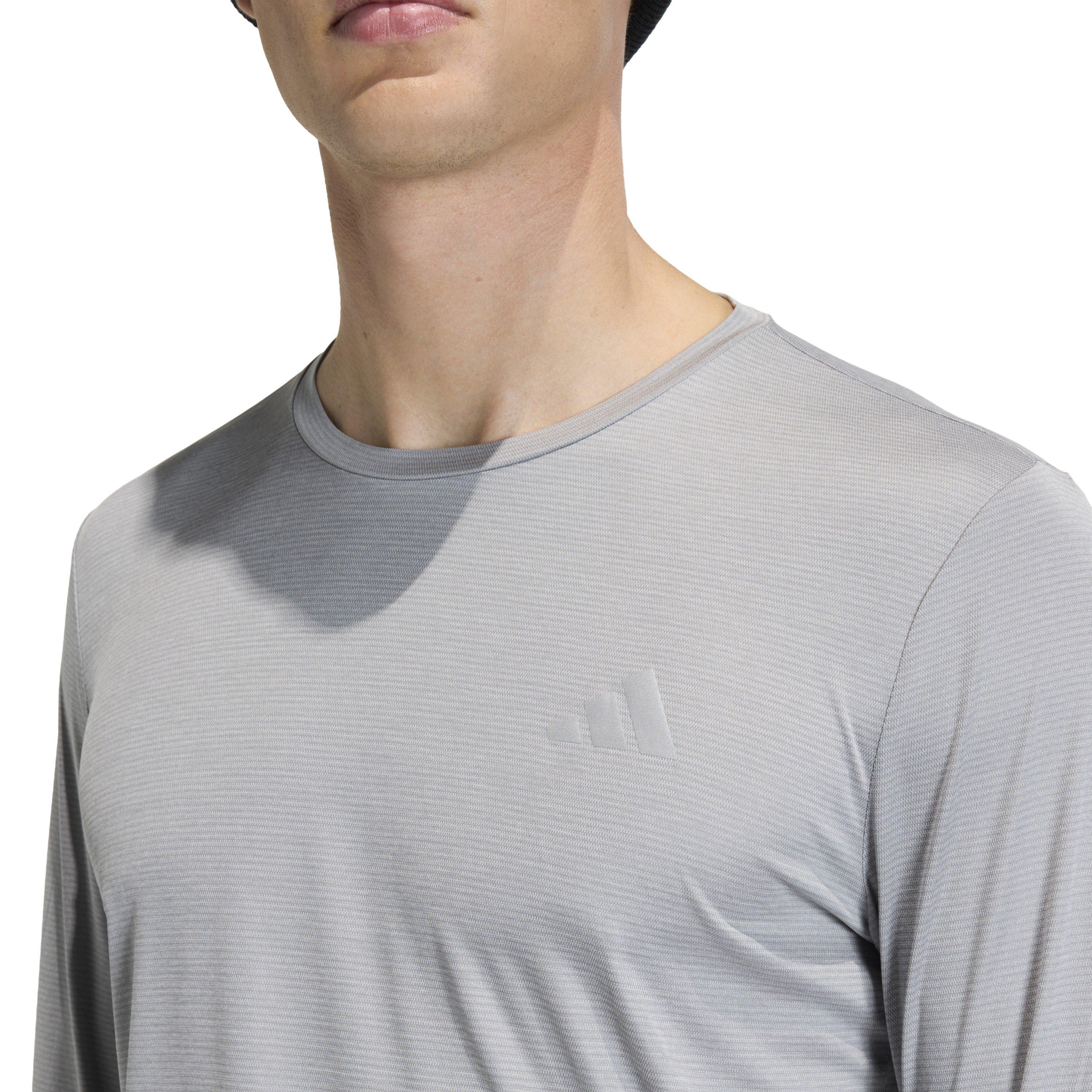 adidas Men's Run Ess Long Sleeve Performance Running Top | Sports Direct MY