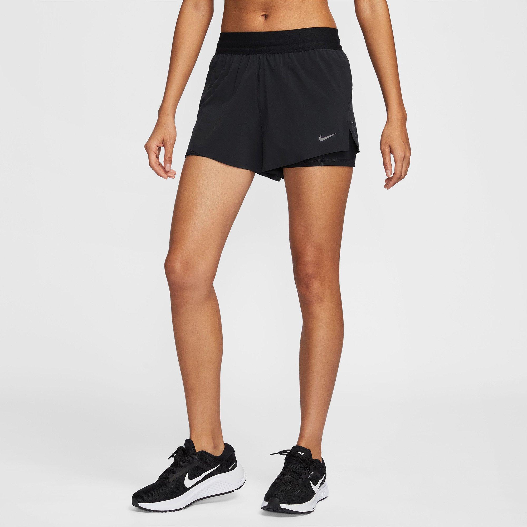 Nike | Nike Swift Womens Dri-FIT Mid-Rise 2-in-1 Running Shorts ...