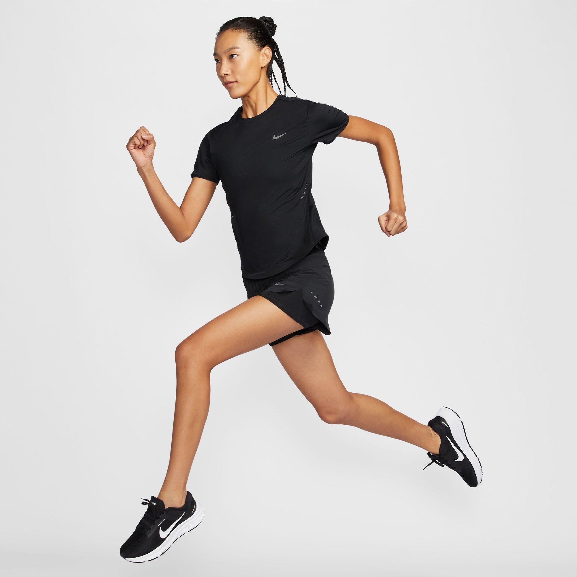 Nike | Nike Swift Womens Dri-FIT Mid-Rise 2-in-1 Running Shorts ...