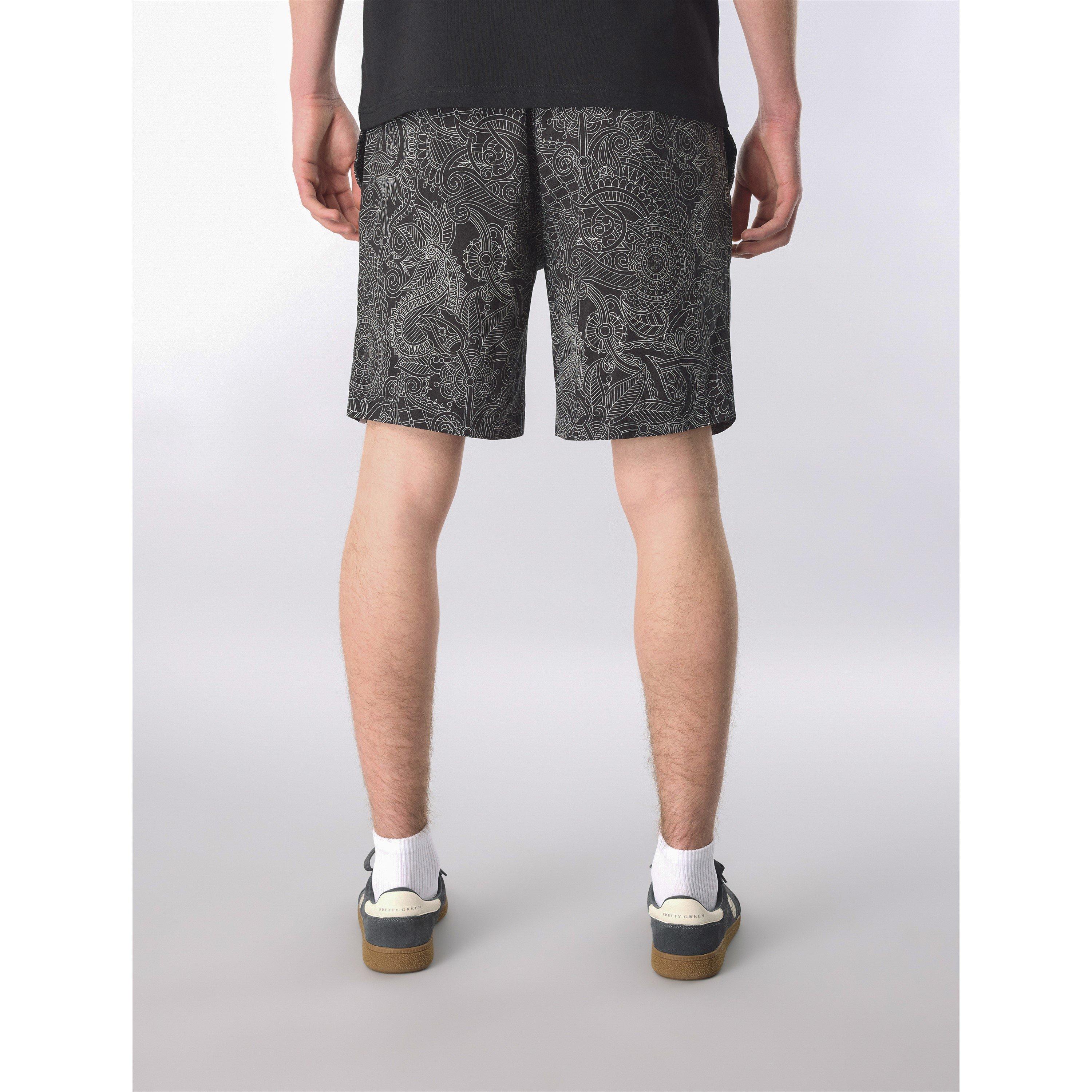 Pretty Green Men's Fleece Jogger Shorts | Flannels