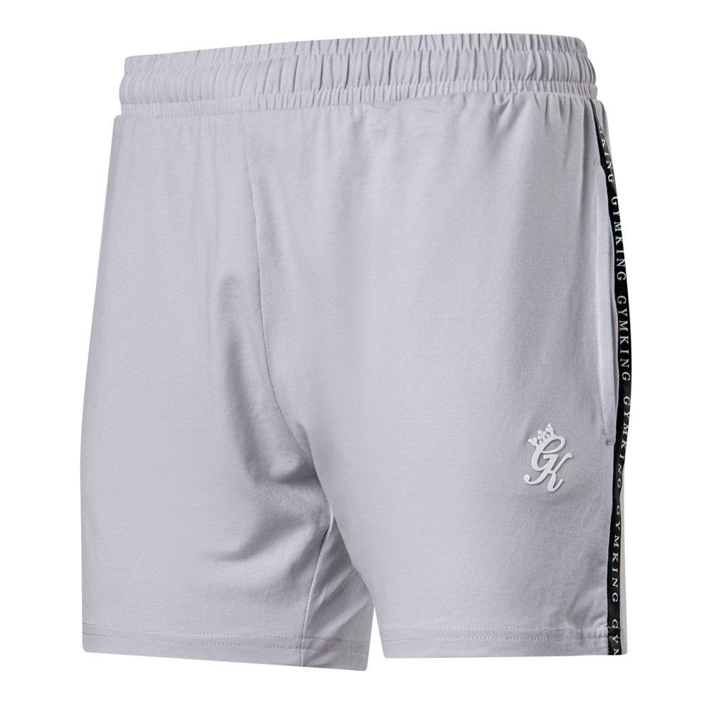 Gym King Gym King Taped Jersey Short - Light Grey | Sports Direct
