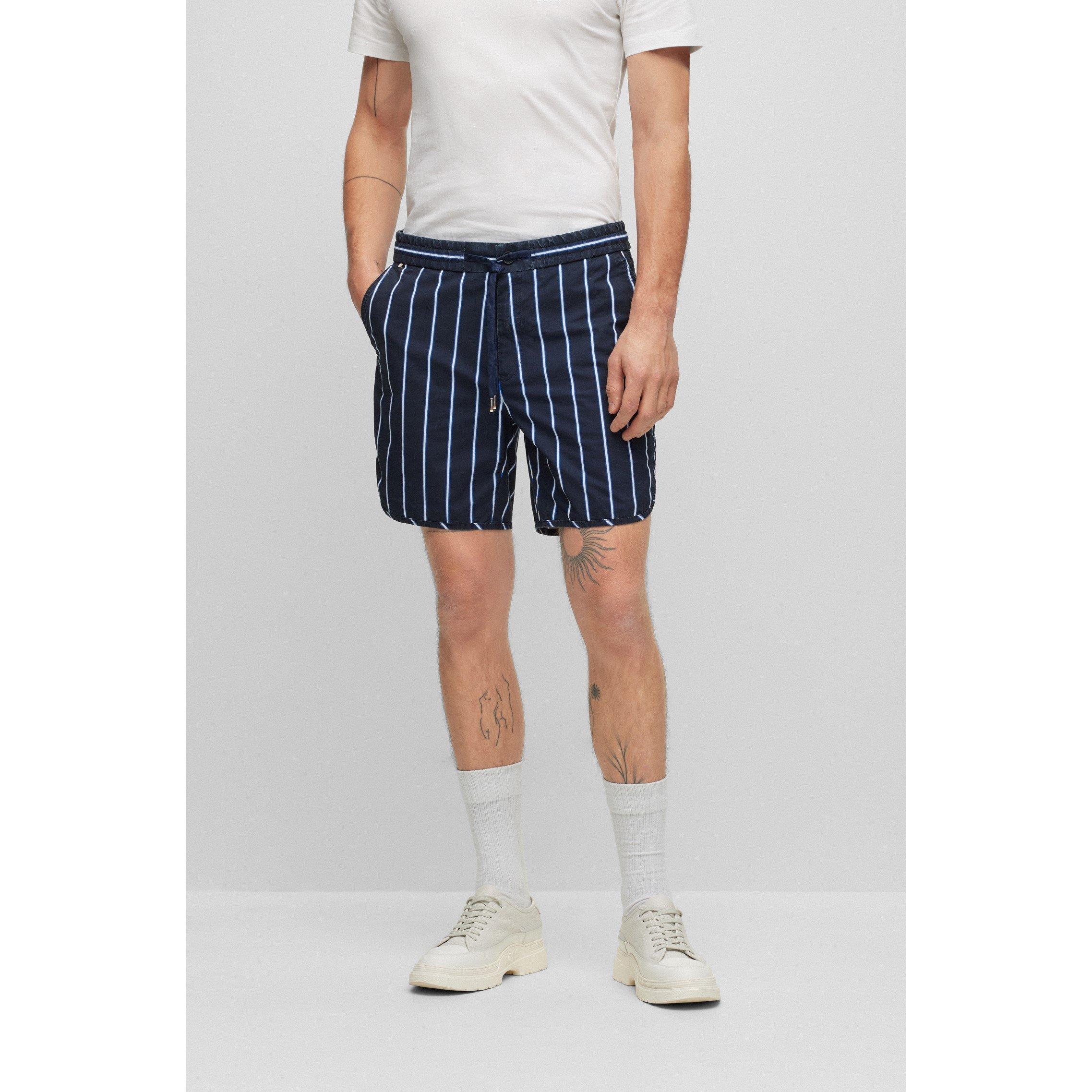 Boss | Men's Kacey DS Striped Pattern Shorts | Chino Shorts | FRASERS