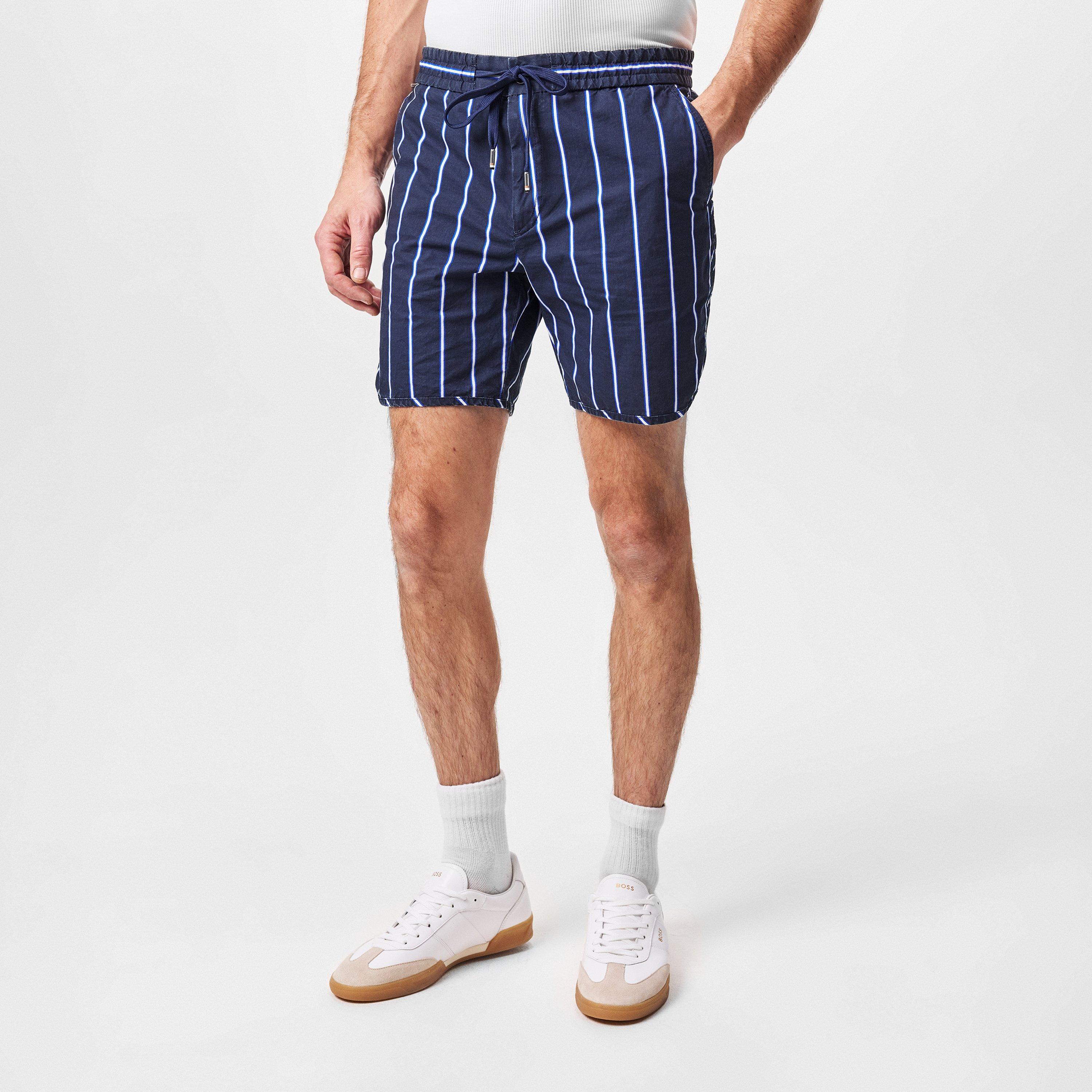 Boss | Men's Kacey DS Striped Pattern Shorts | Chino Shorts | FRASERS