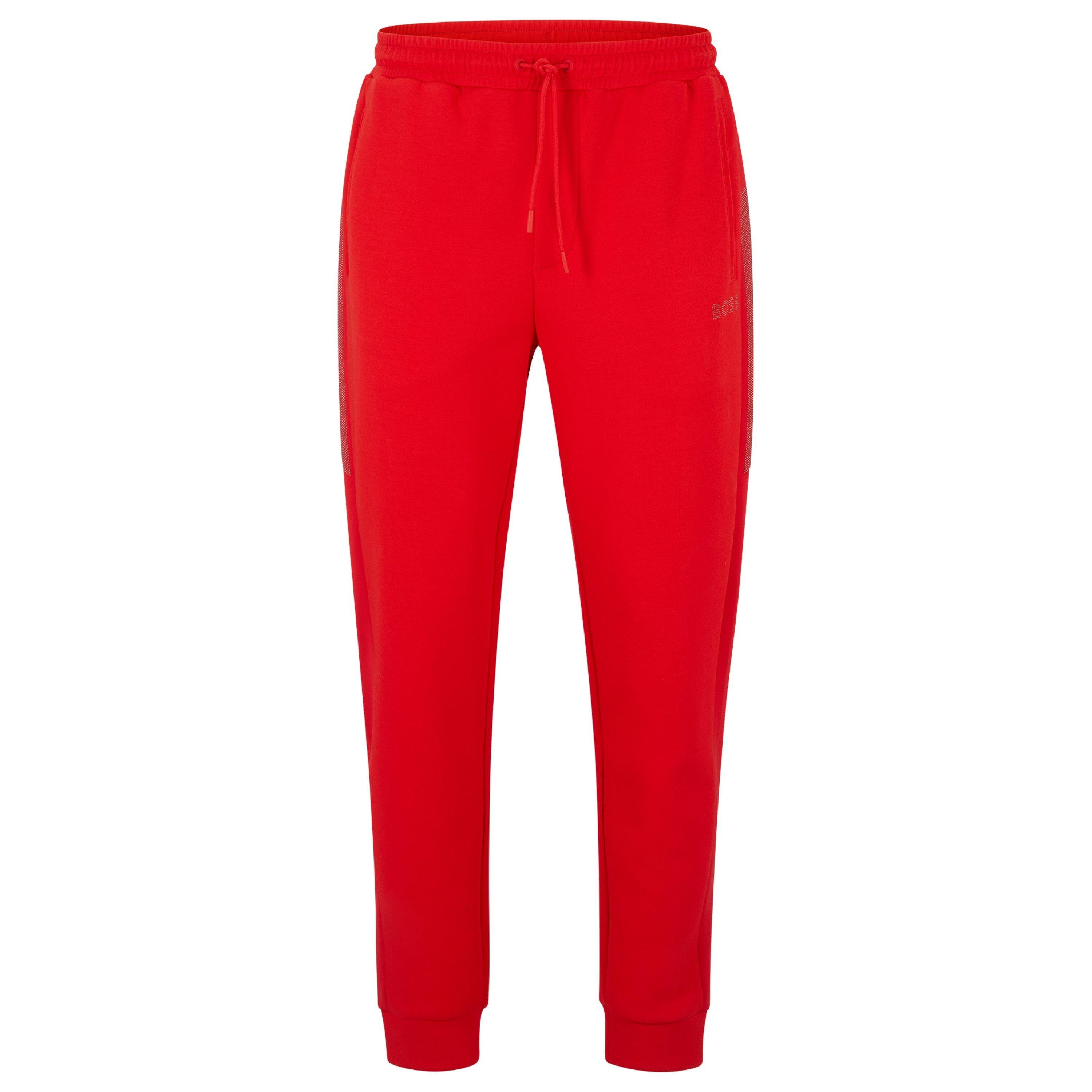 Boss Men's Hadiko Diamond Diamond-Textured Closed Hem Jersey Joggers ...