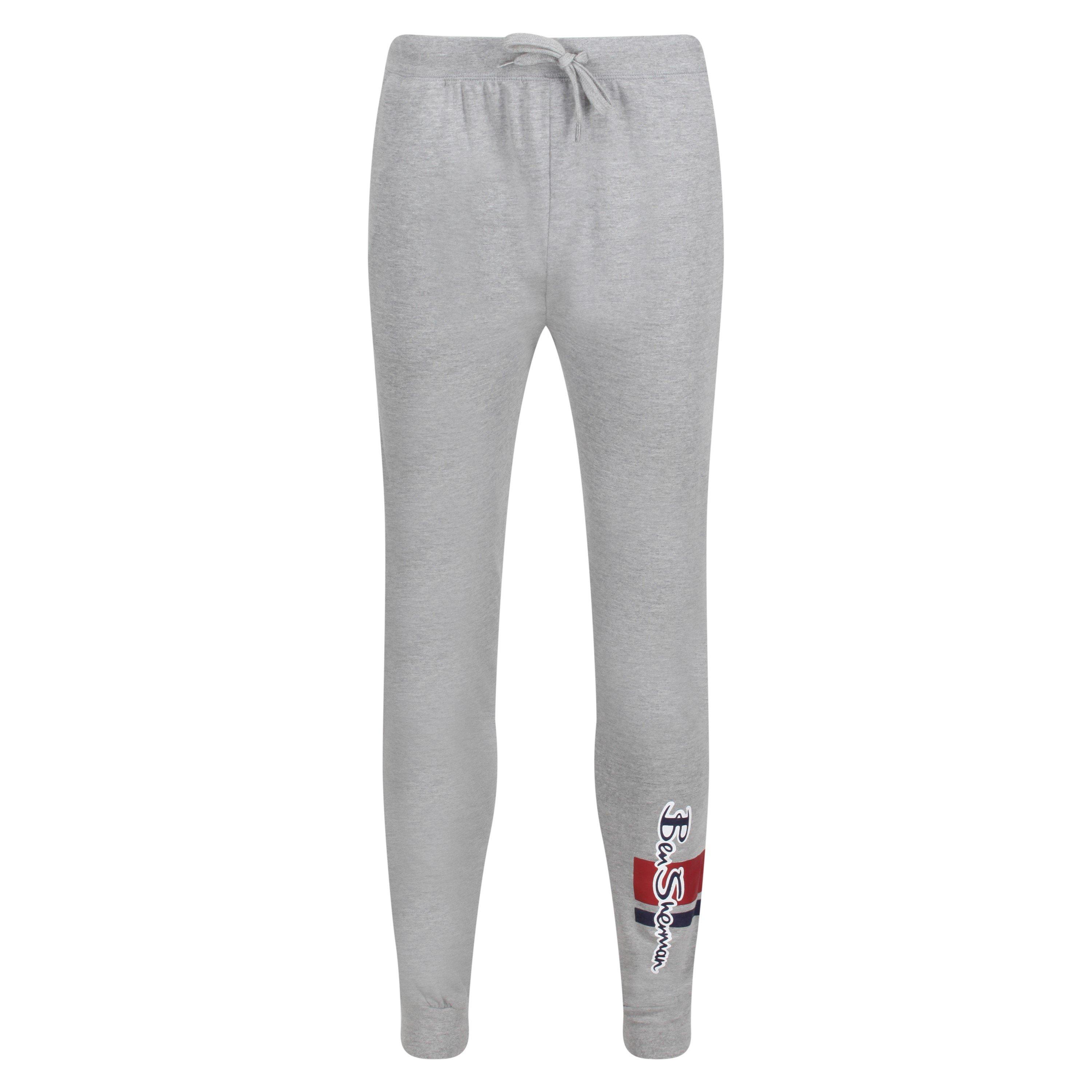 Ben Sherman | Mens Lounge Pants Julian | Closed Hem Fleece Jogging ...