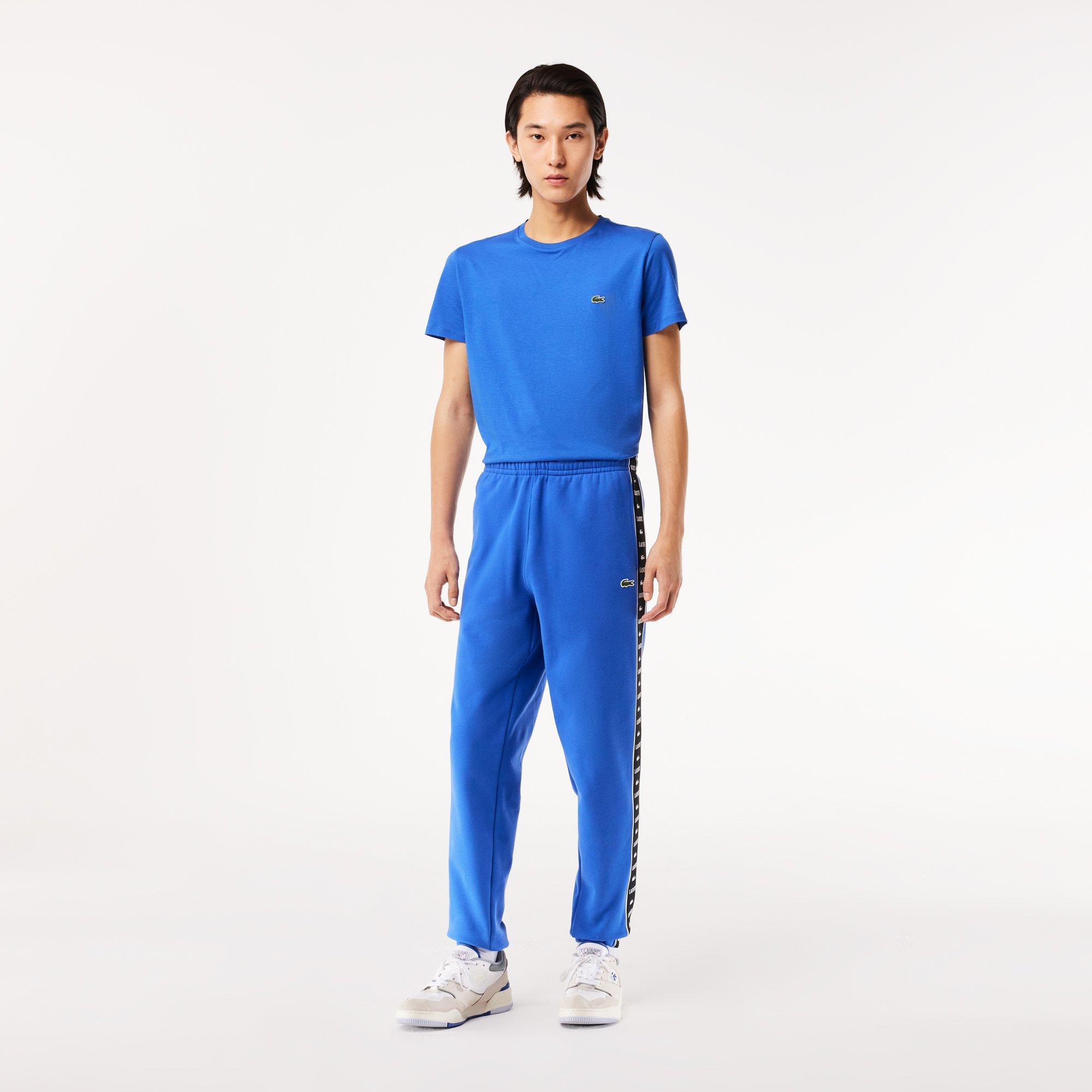 Lacoste | Men's Logo Fleece Joggers | Closed Hem Fleece Jogging Bottoms ...